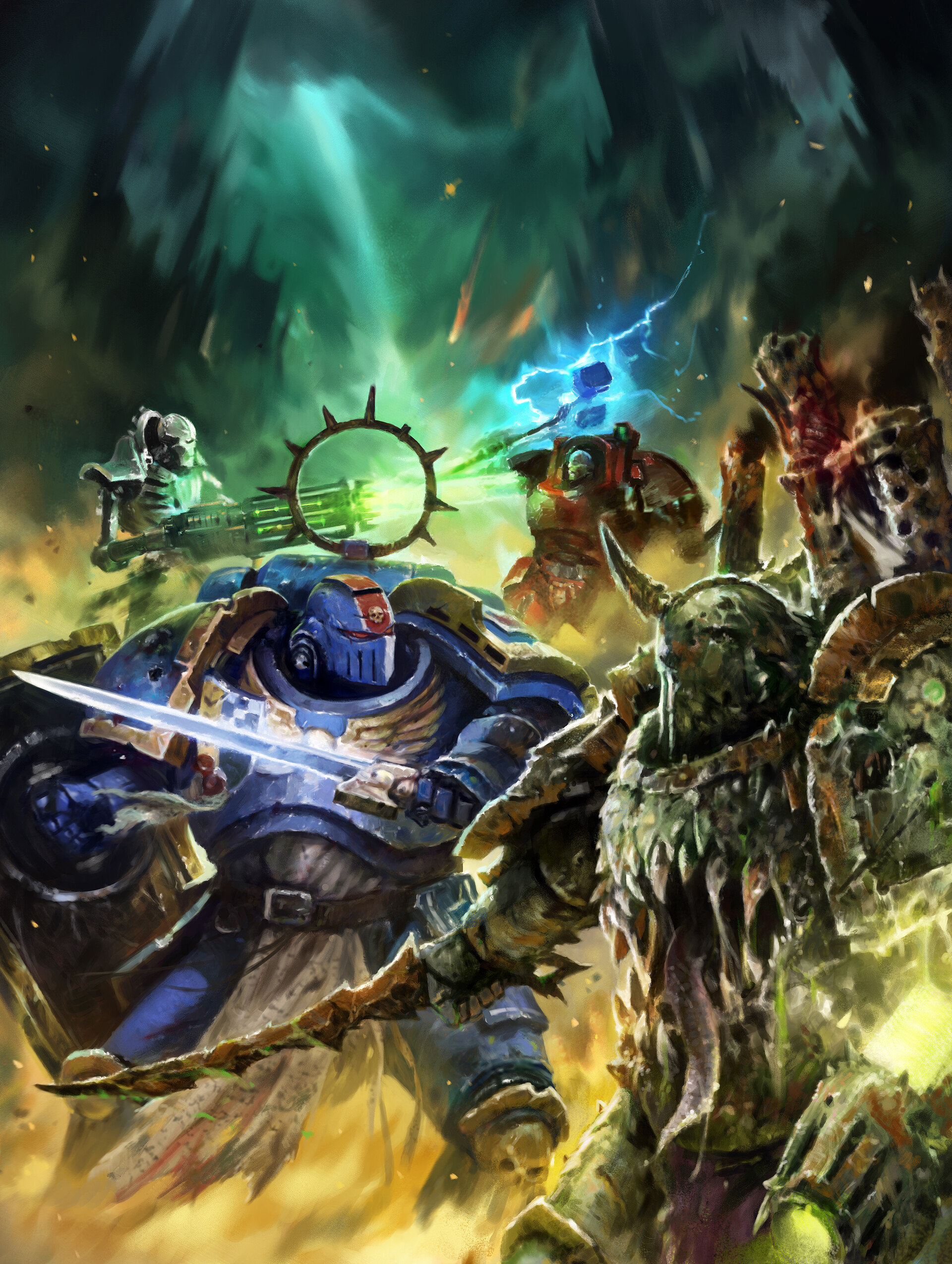 Combat Arena - Warhammer 40,000 Cover by Paul Canavan : r ...