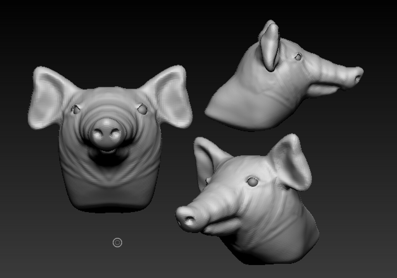 ArtStation - Pig Head