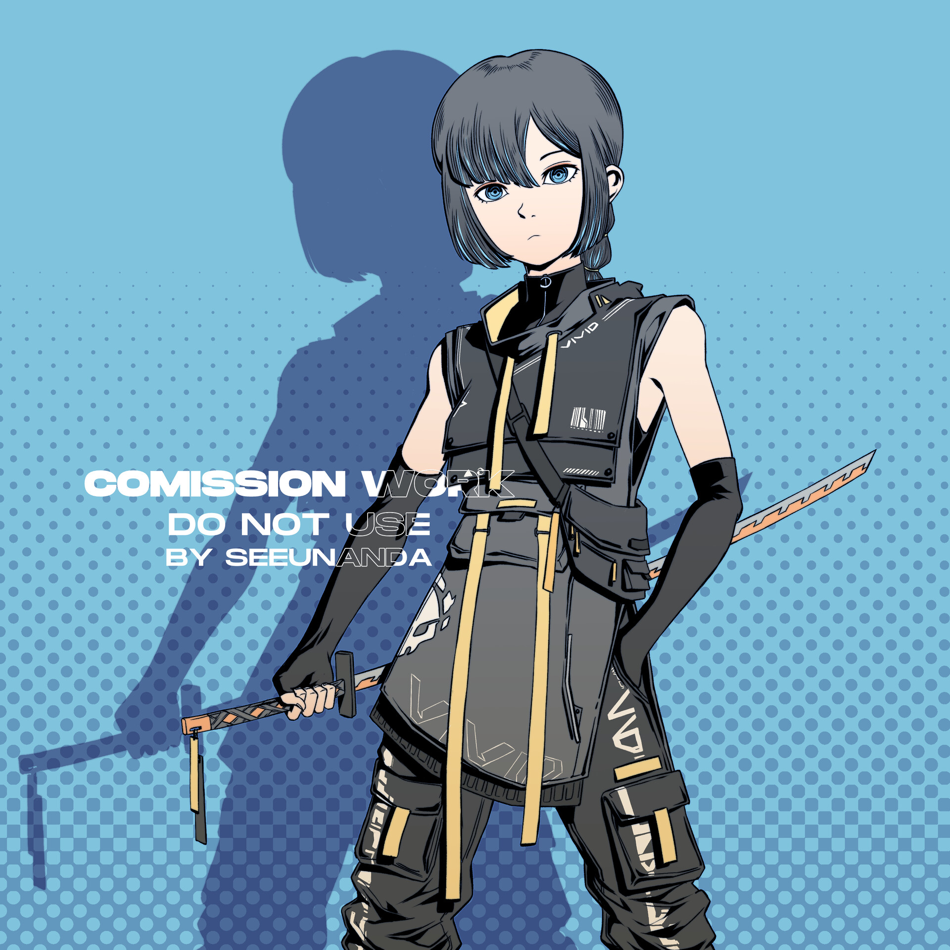 ArtStation - Techwear Girl