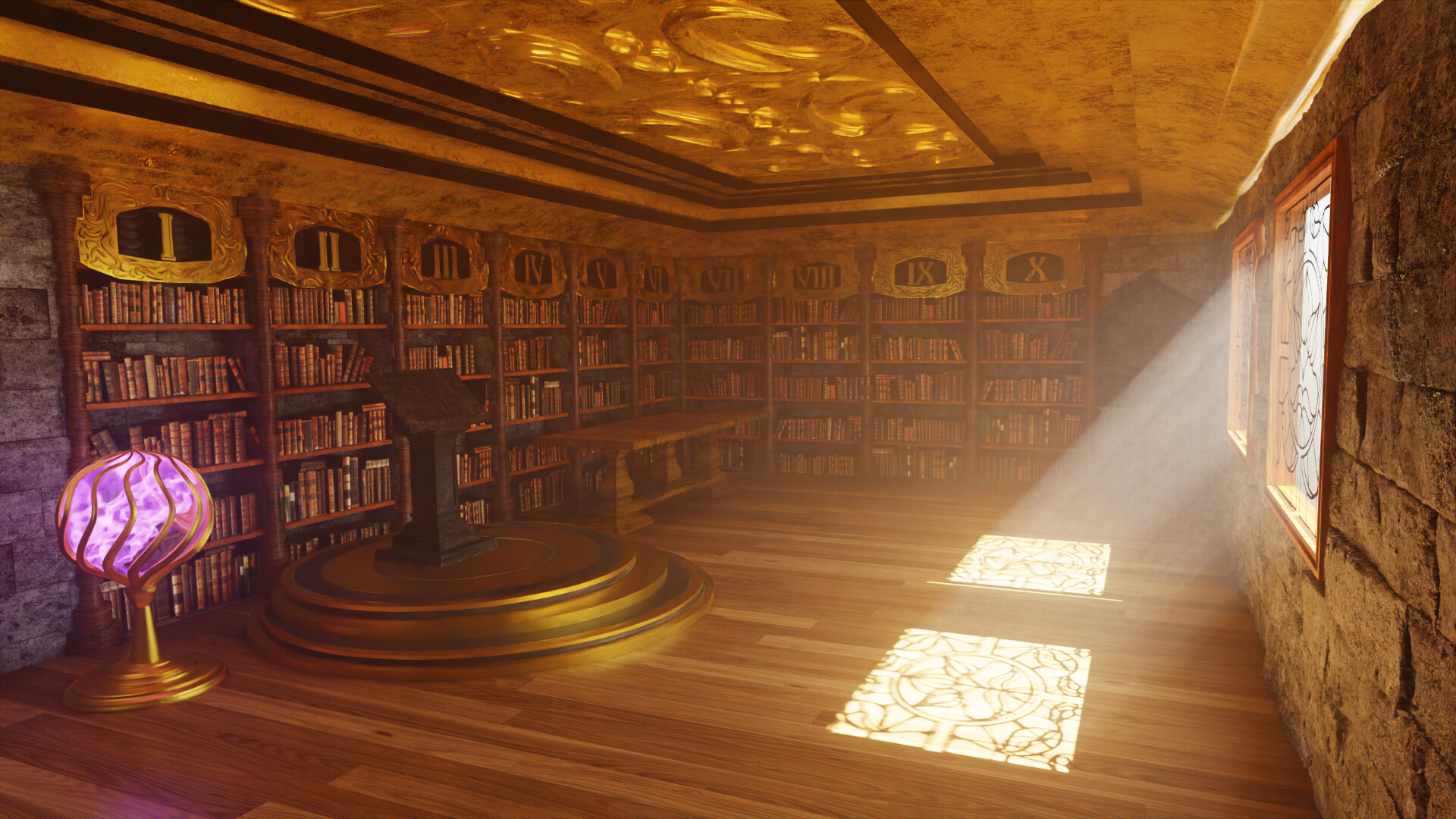 fantasy small library