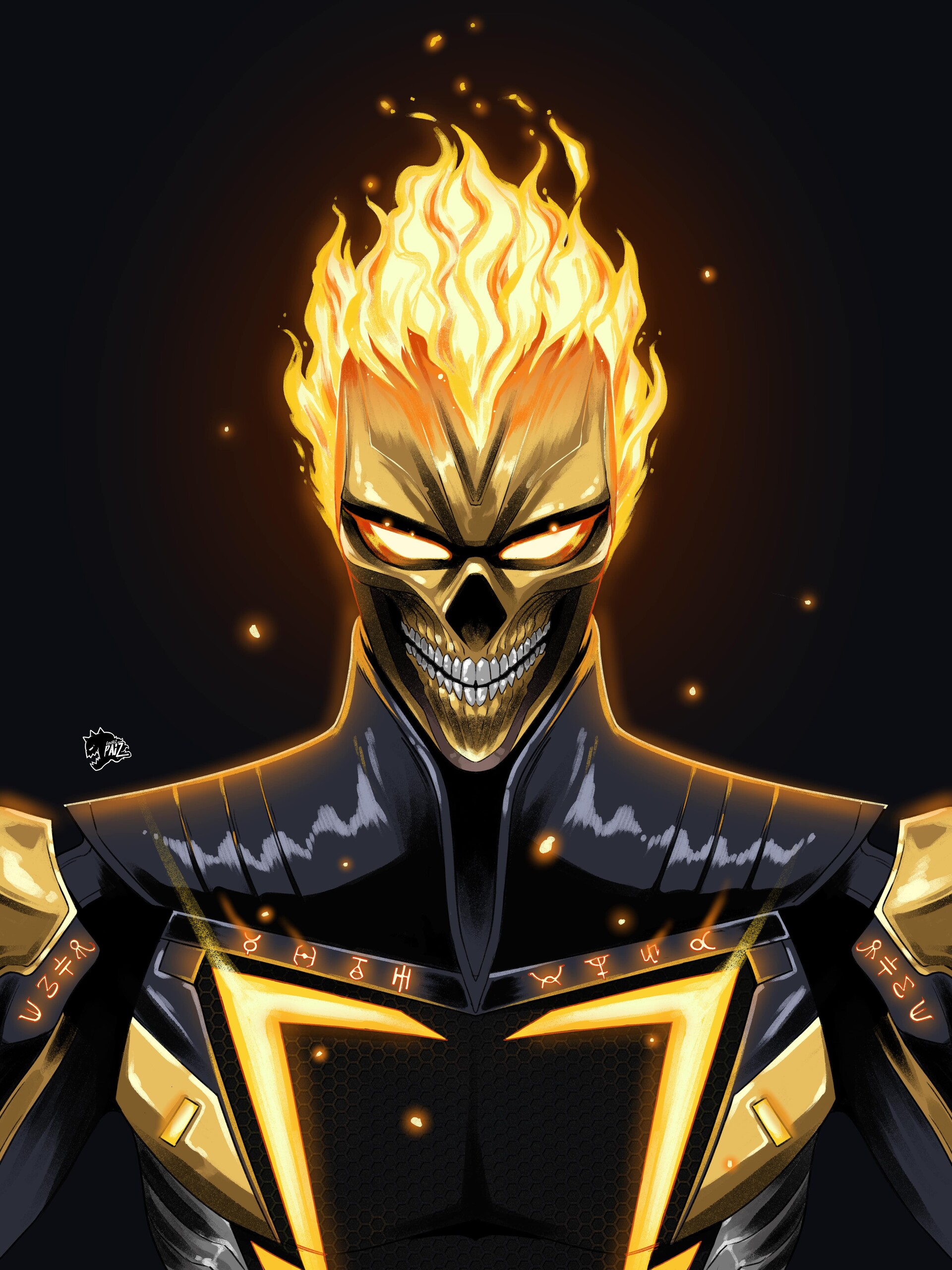 ArtStation - Ghost Rider Illustration