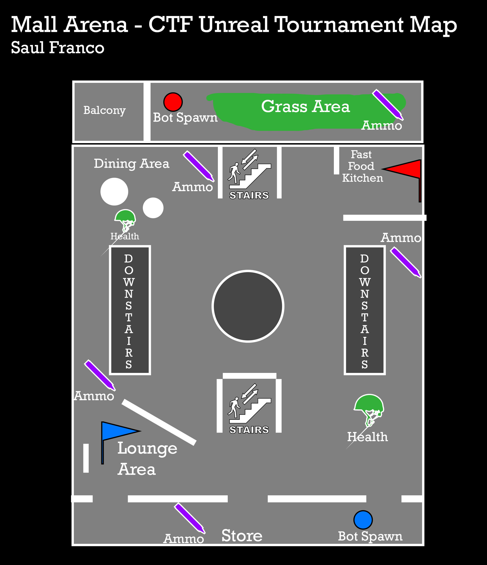 ArtStation - Capture The Flag Level Map Design