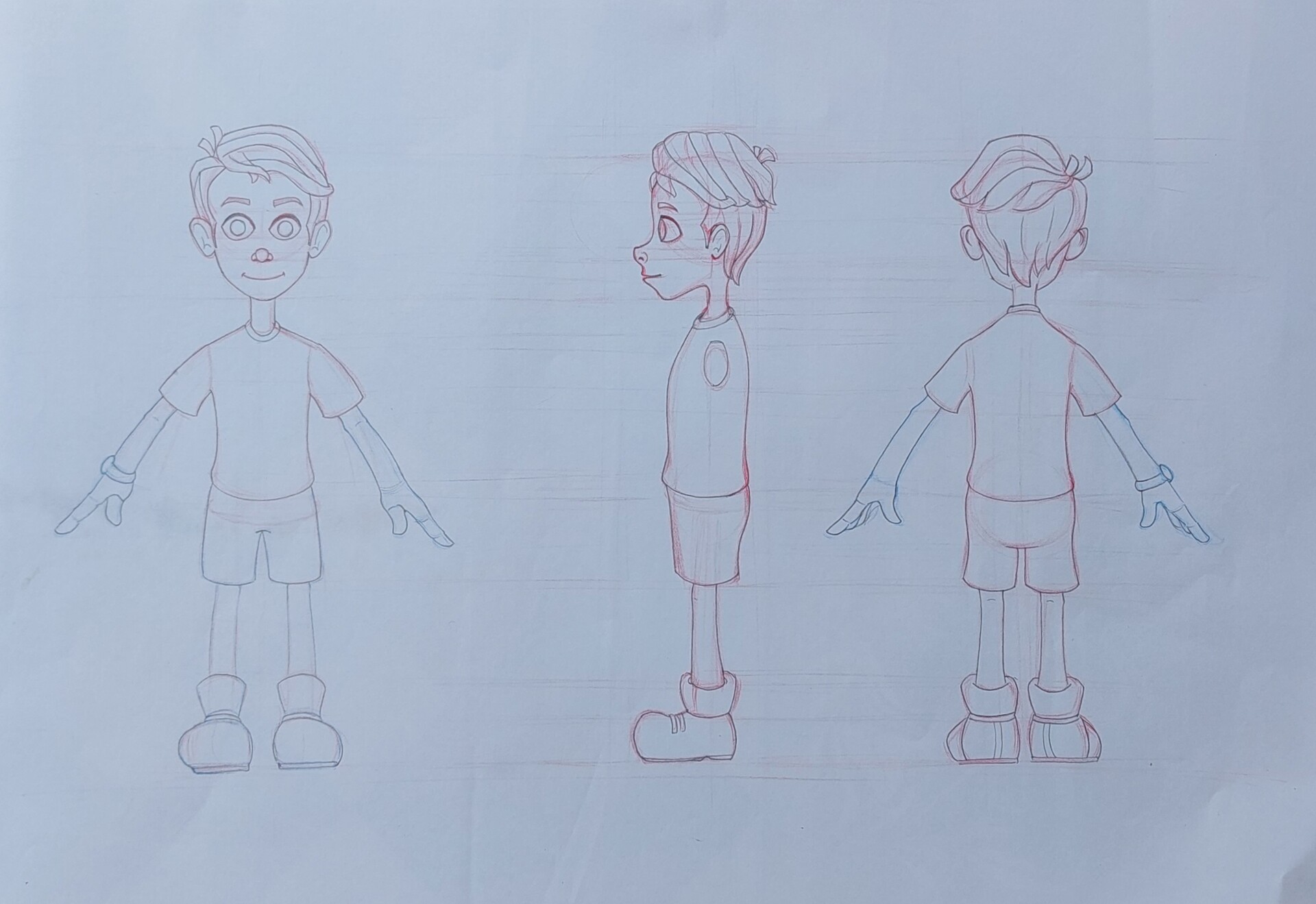 ArtStation - henry ( Character design ) turnaround