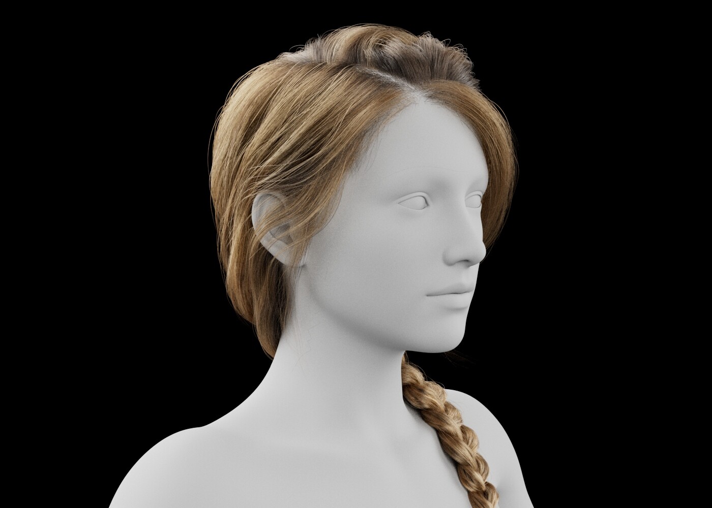 Jason Tsai - Side French Braid - XGen