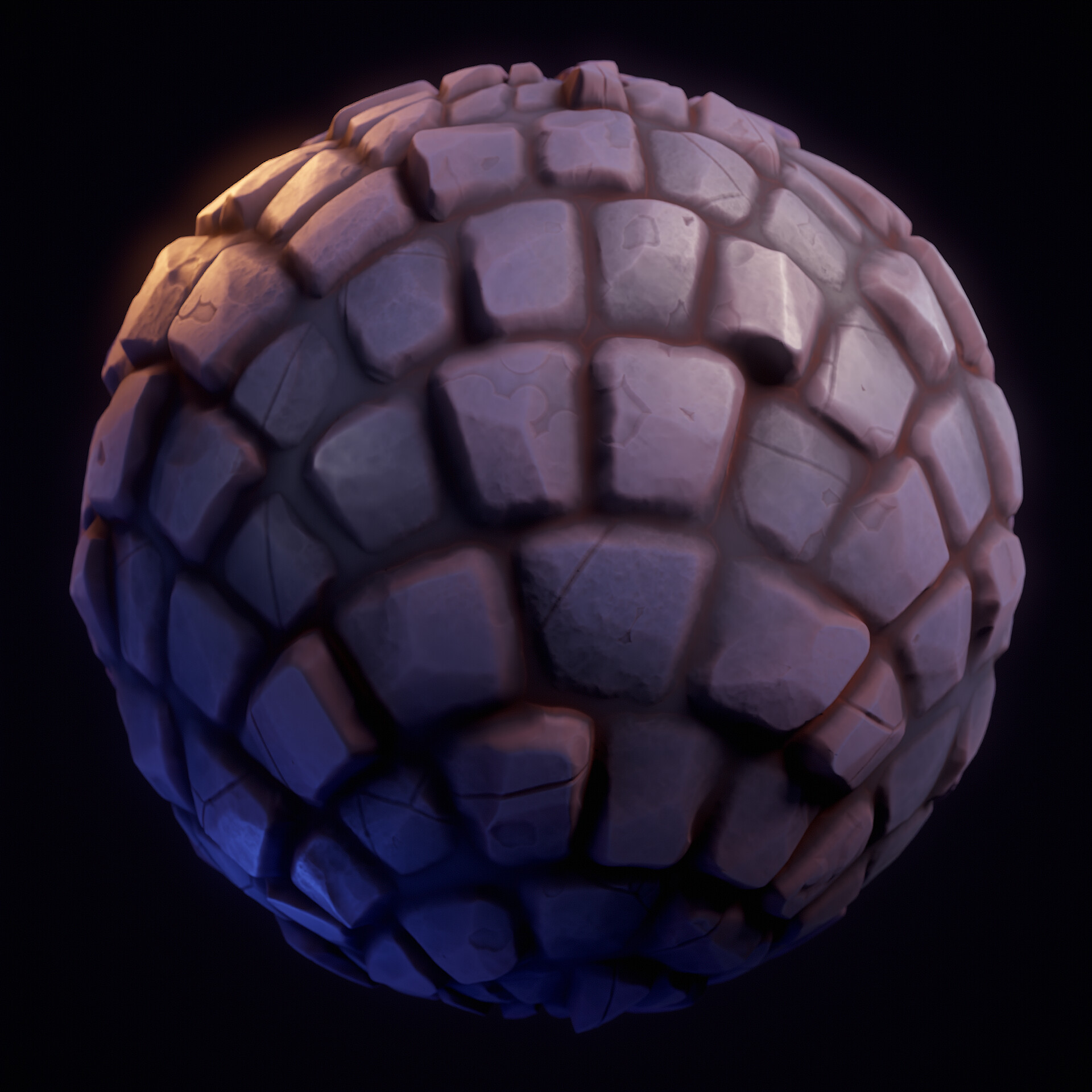 Rajath Krishnegowda - Procedural Material - Cobble Stone 01
