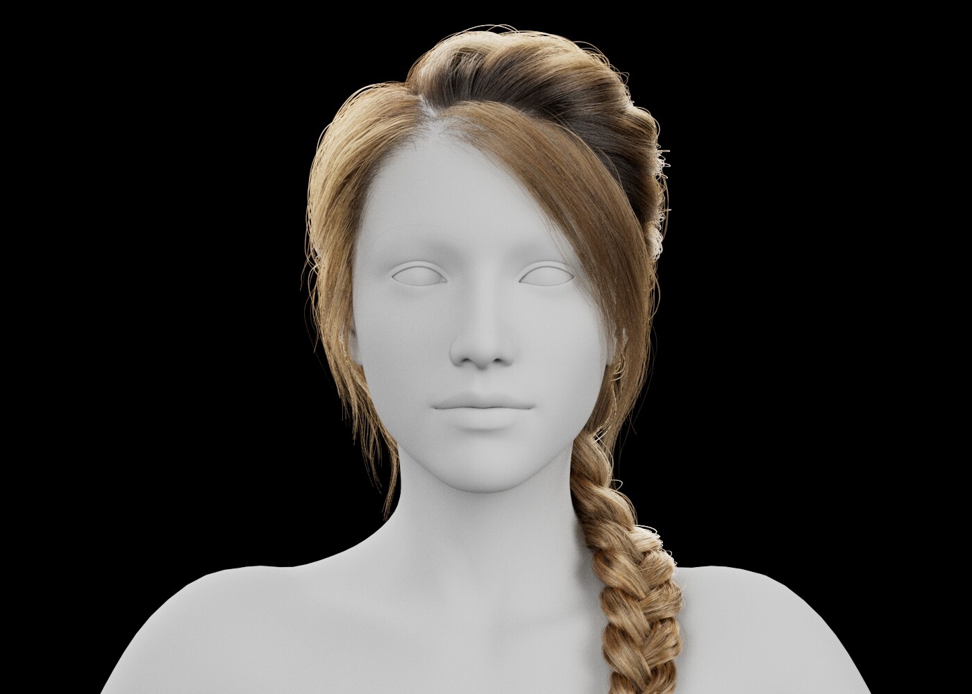 Jason Tsai - Side French Braid - XGen