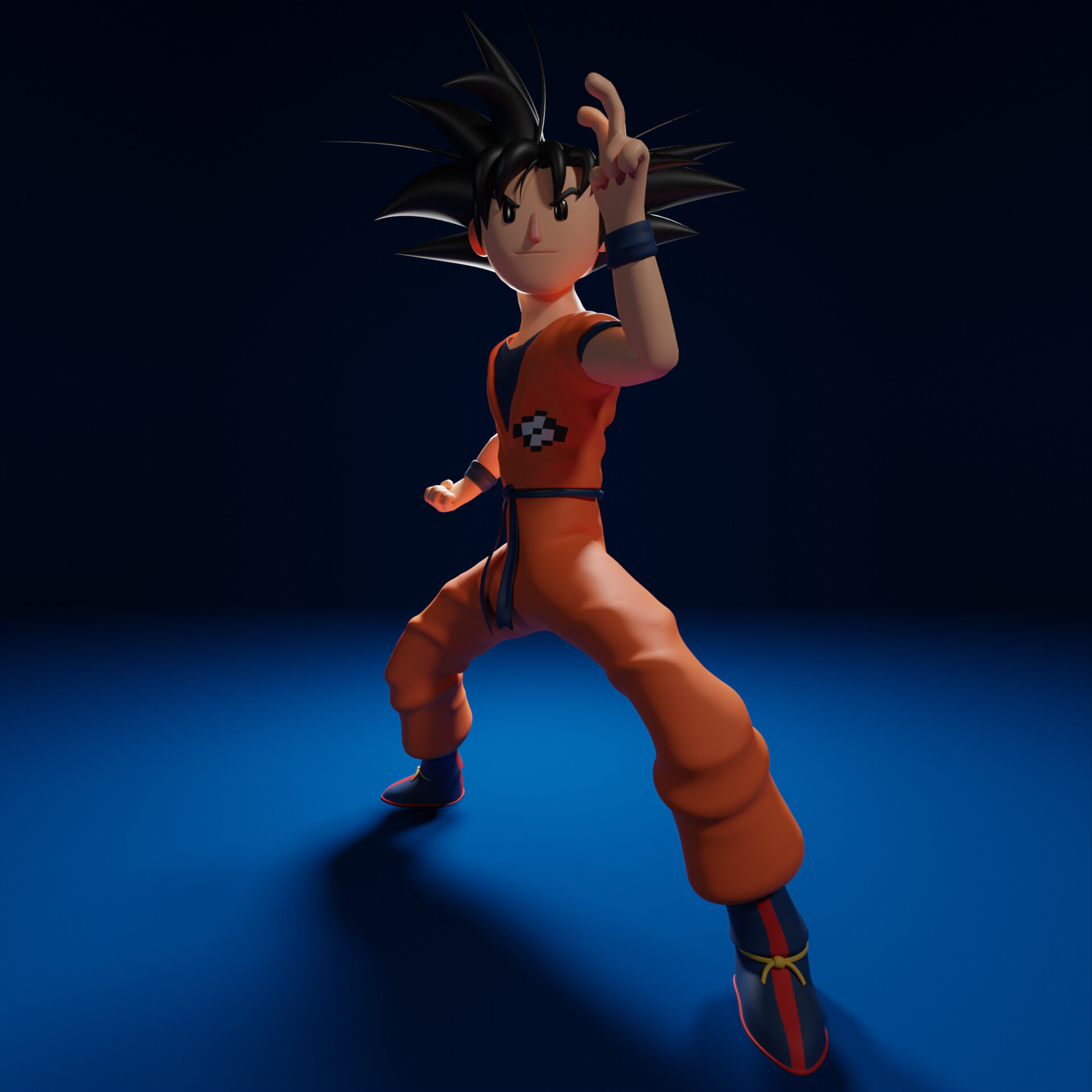 ArtStation - Goku Low poly