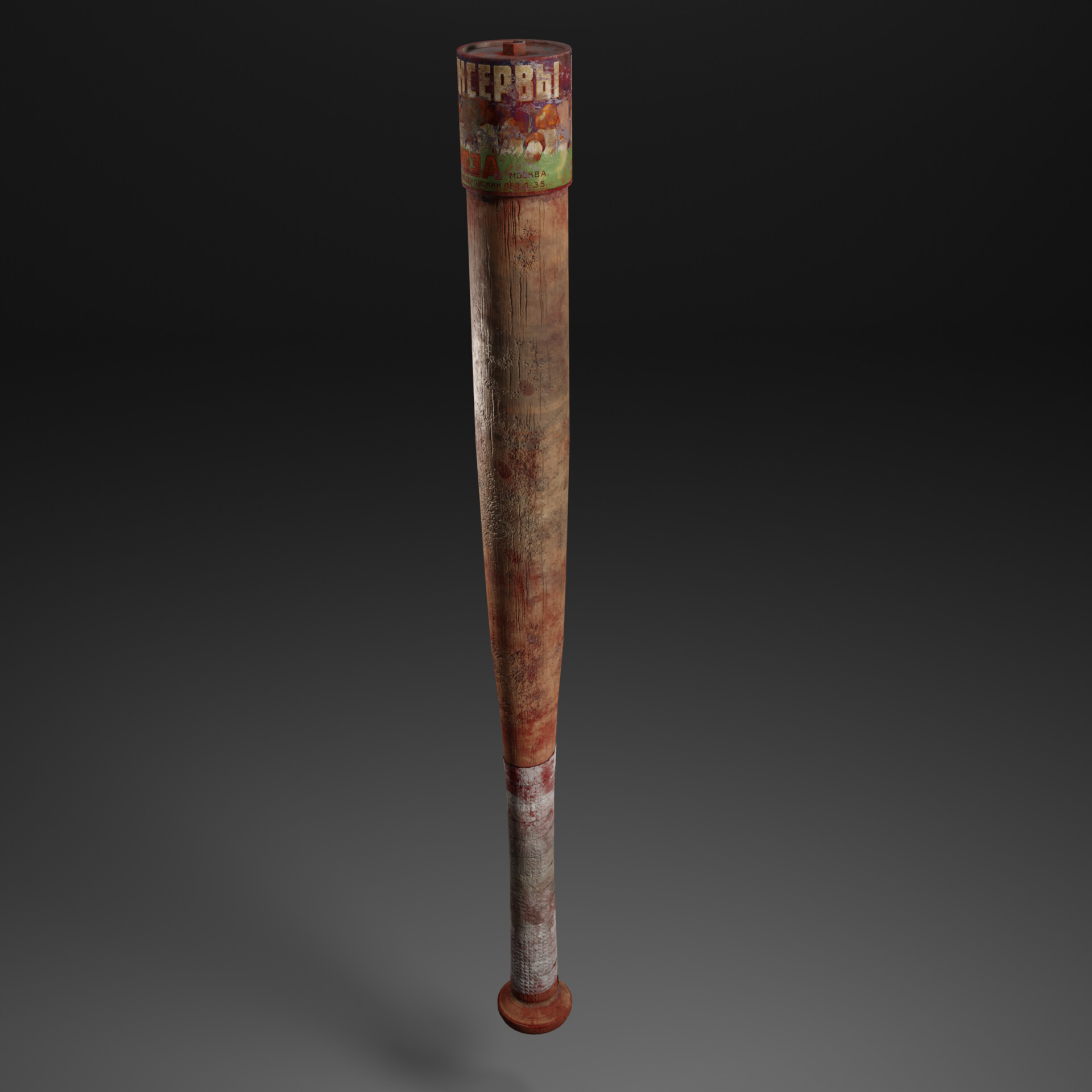 ArtStation - Post Apocalyptic Baseball bat