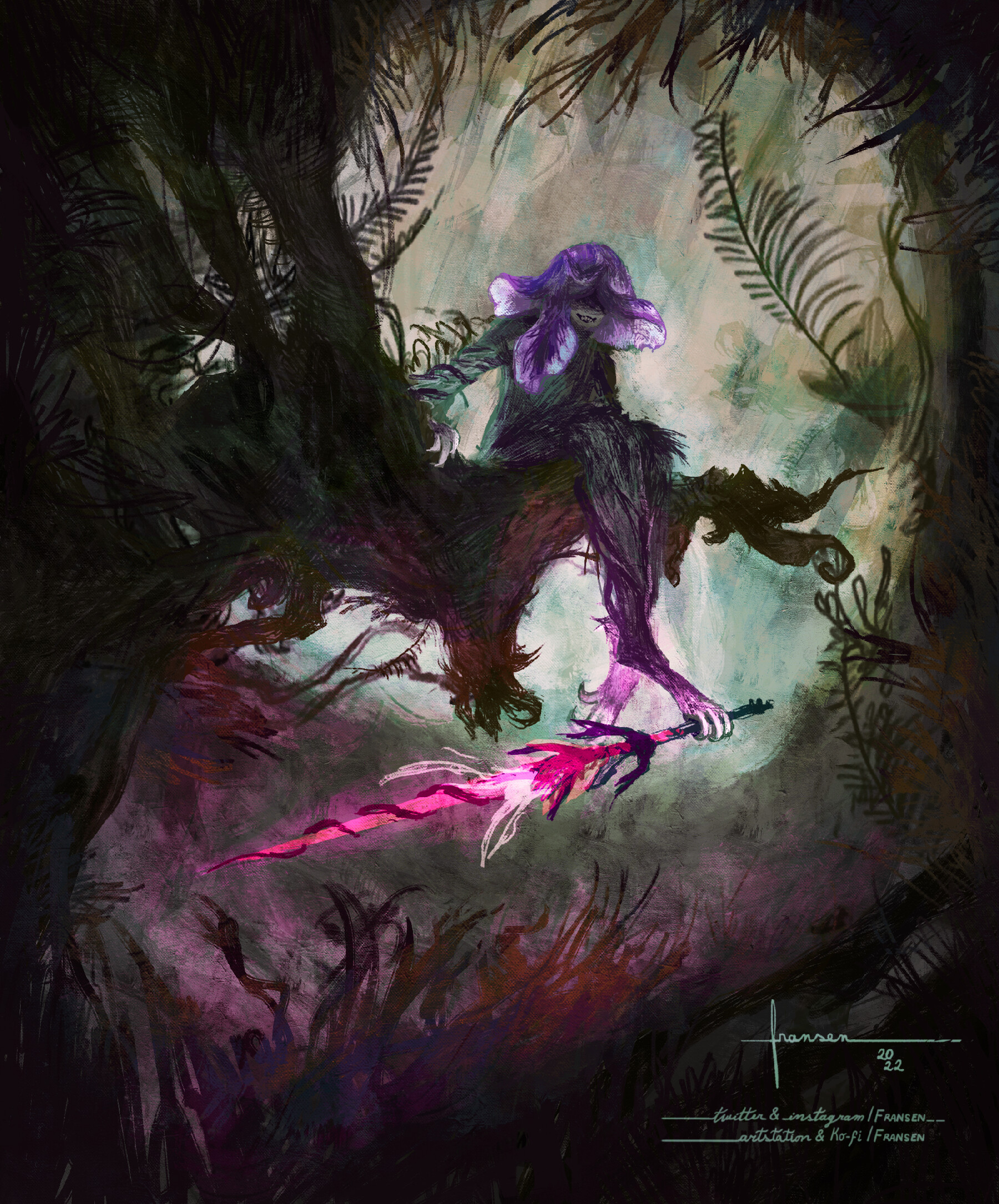 ArtStation - Vivienne - Flower Nymph