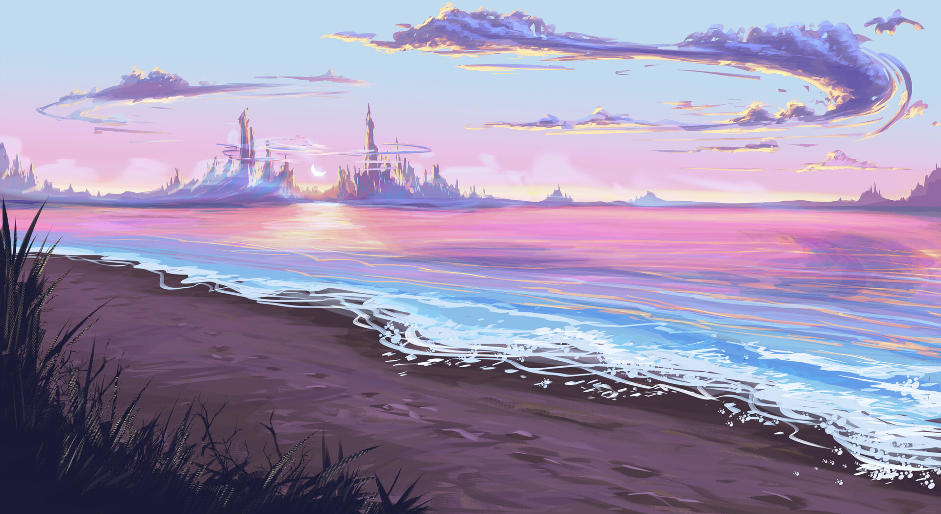 ArtStation - Floating away