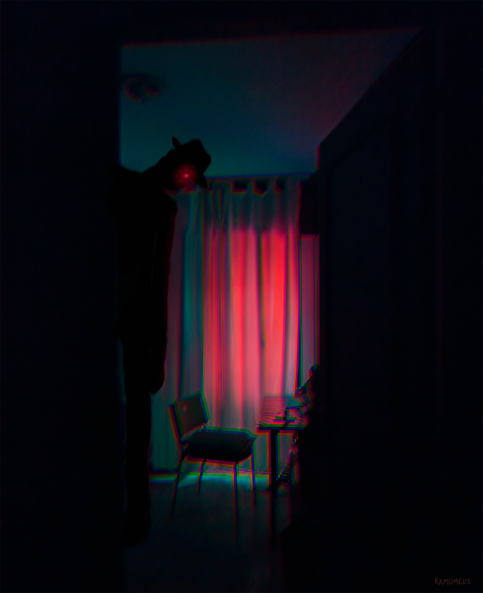 ArtStation - Horror ambience - The room