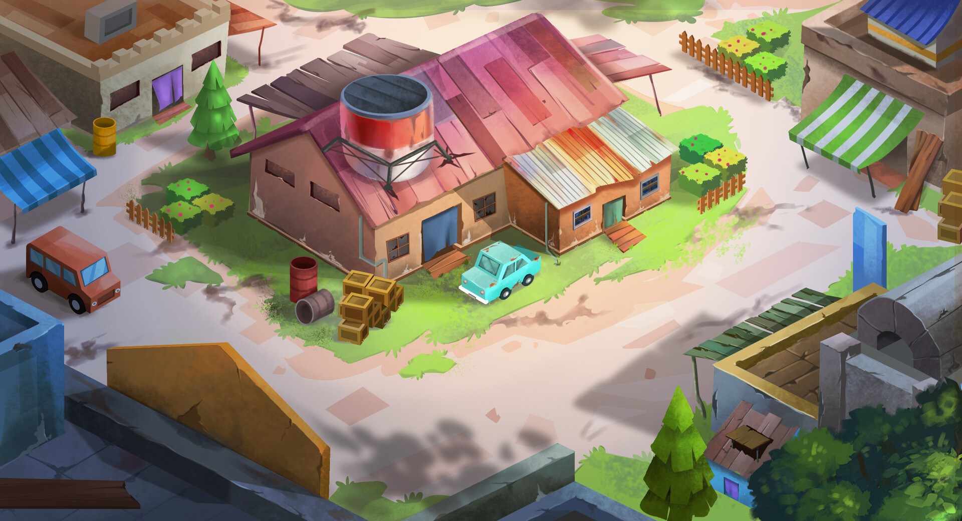 ArtStation - 2D Environment