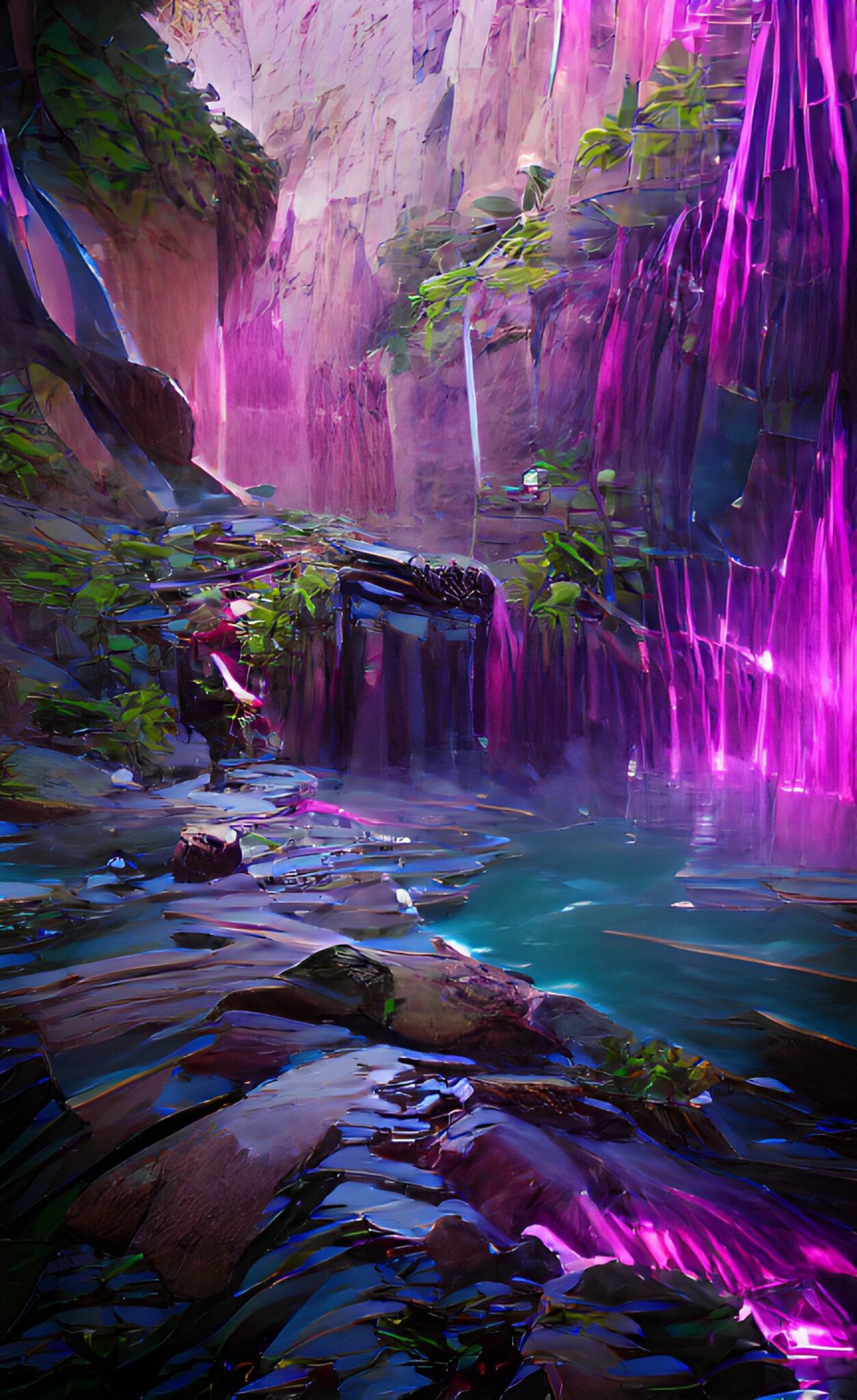 ArtStation - Beauty nature violet