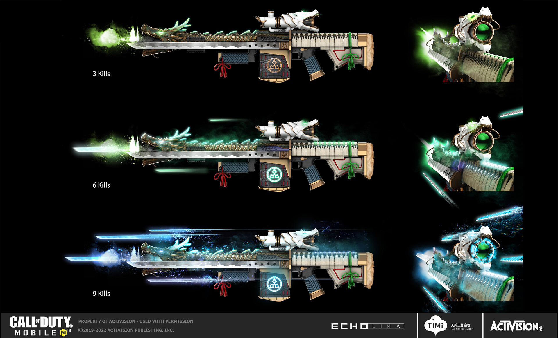 ECHO LIMA - CODM Nito Ryu AMR weapon skin