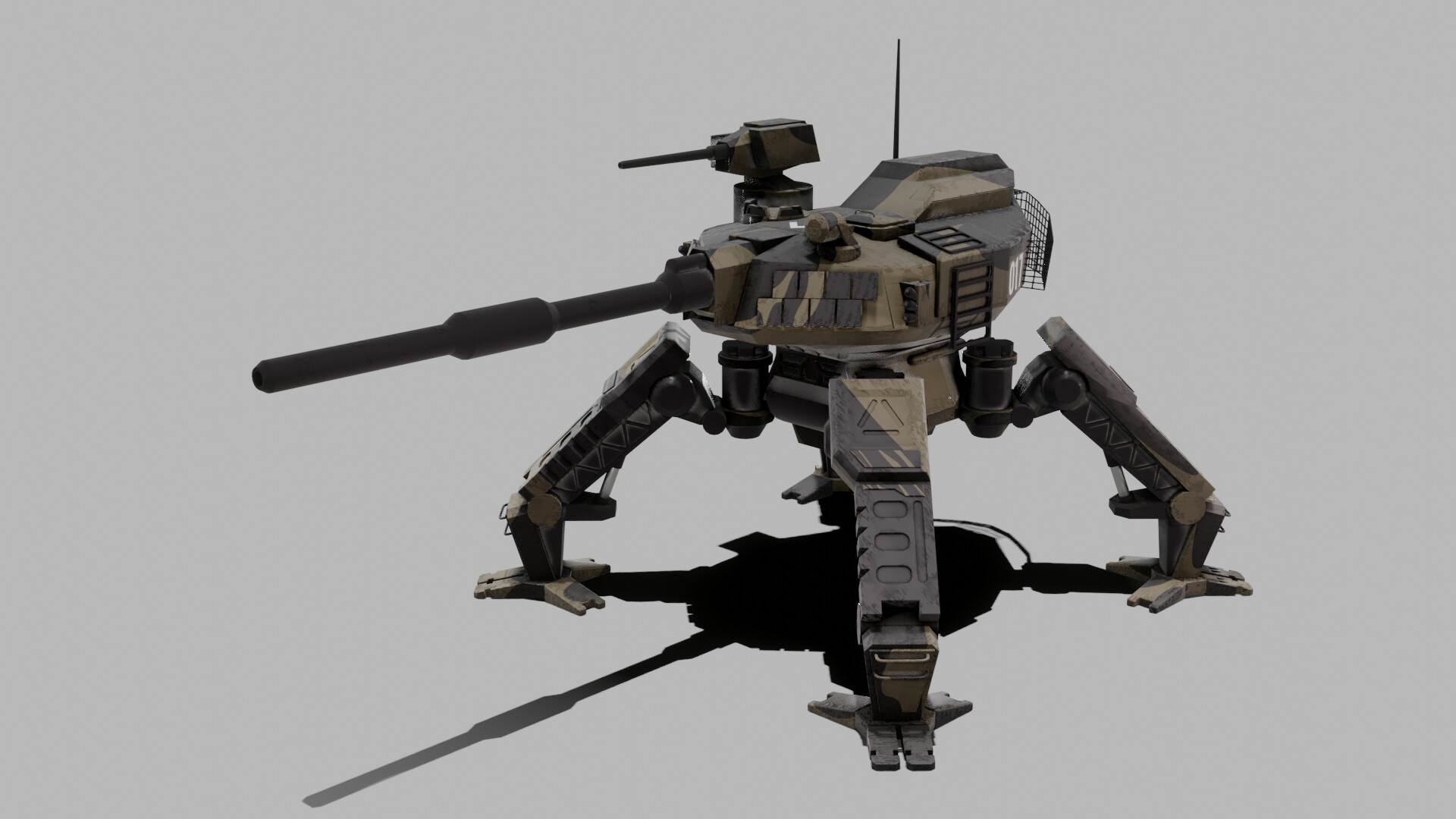 ArtStation - Tank Mech