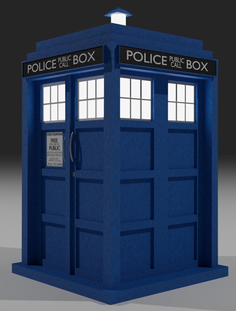 ArtStation - Doctor Who Tardis