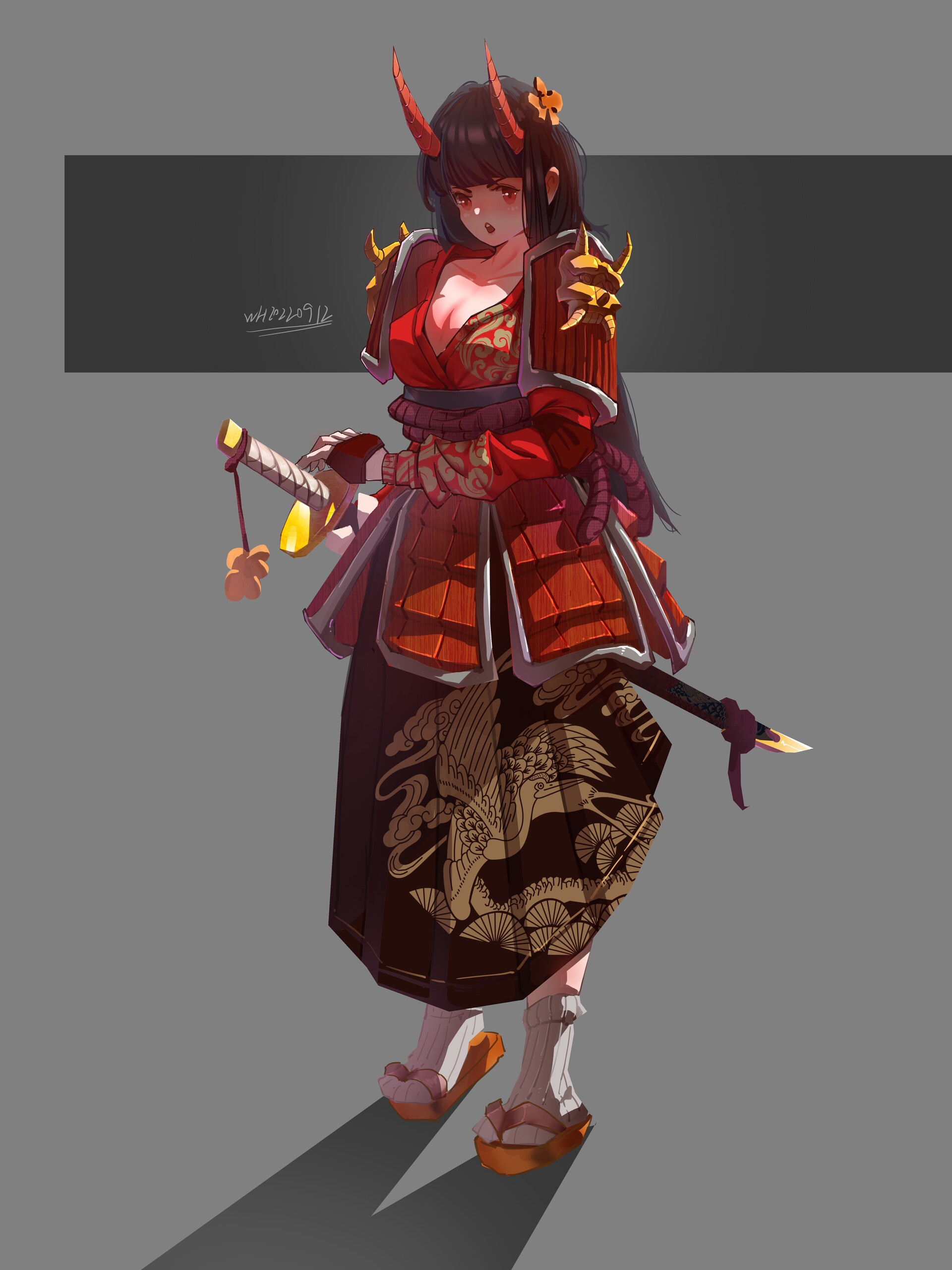 ArtStation - 武士少女/Samurai Girl