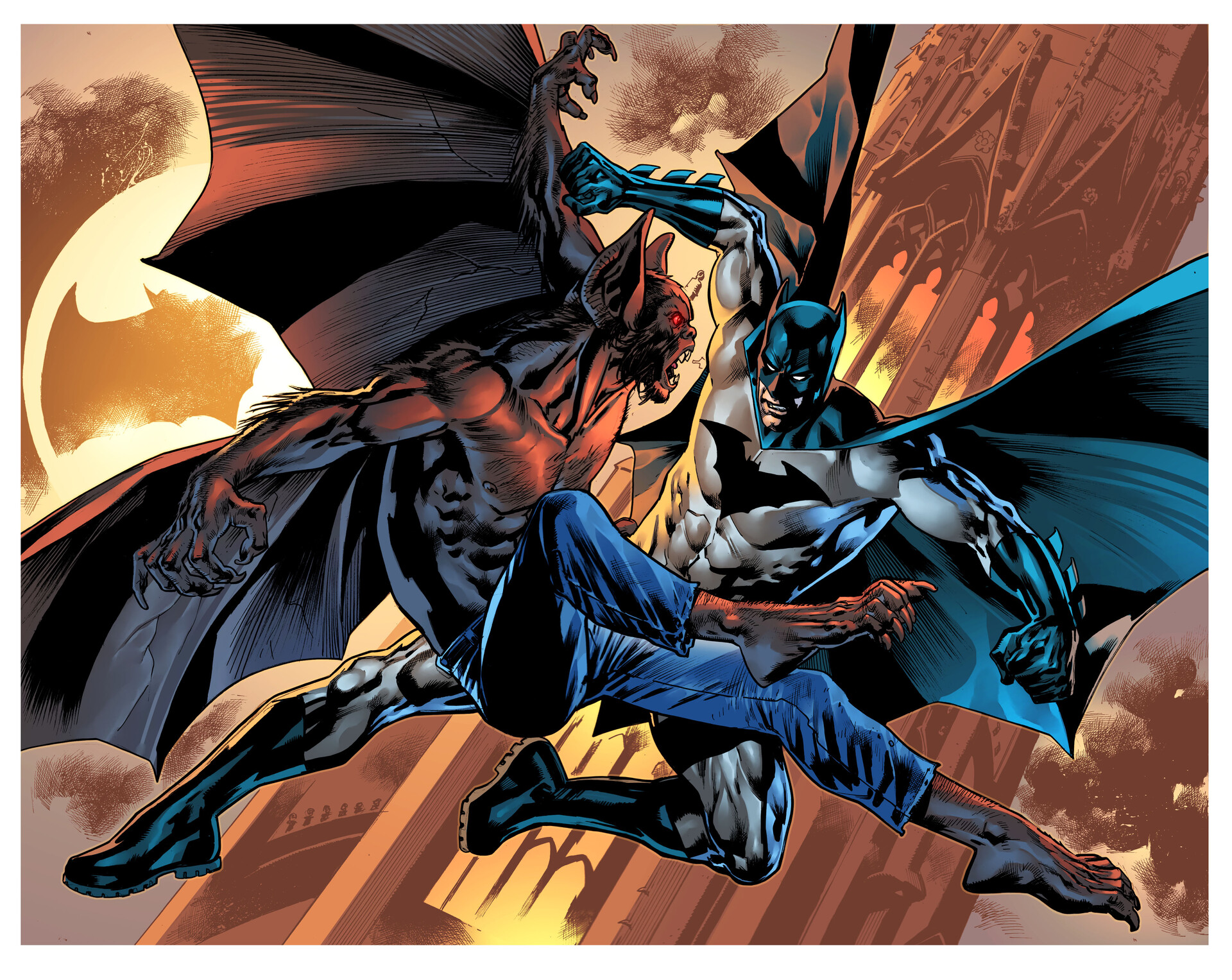 Man Bat Vs Batman