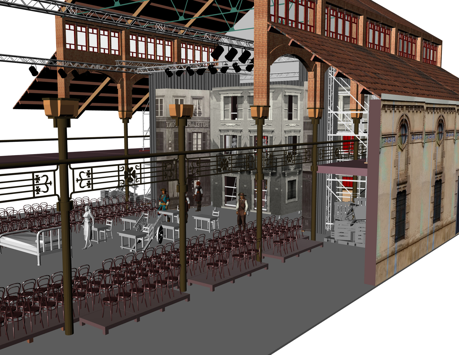 ArtStation - Propuesta de decorados y atrezo (Los Miserables de Carcaixent)