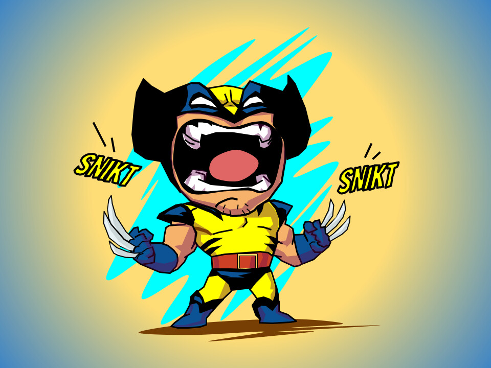 ArtStation - Chibi Wolverine