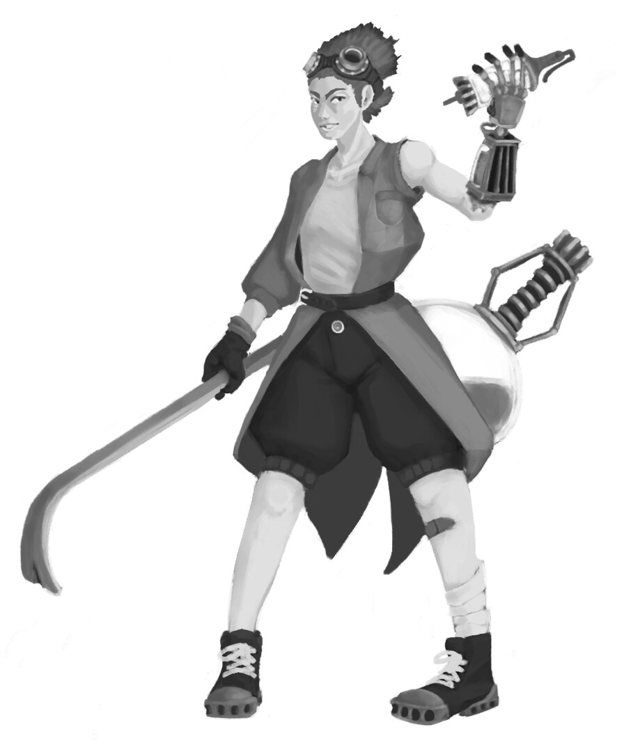 Noah Arkö - CHEMPUNK - Character Concept