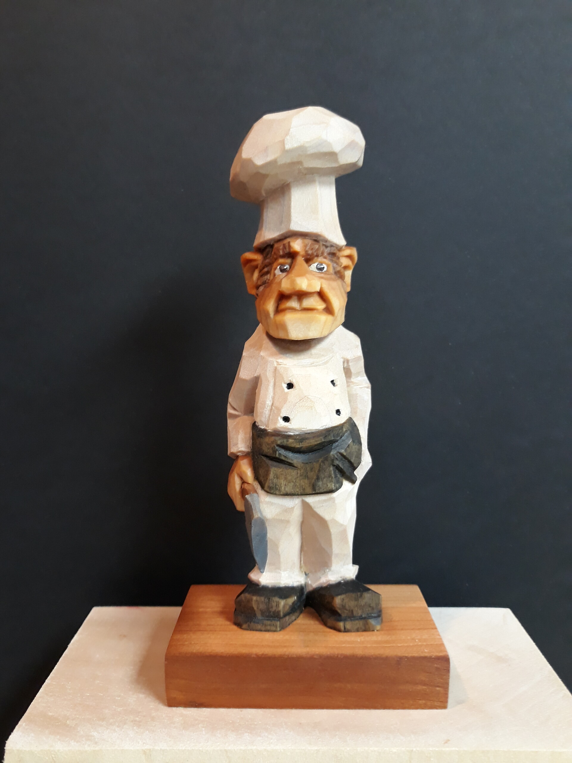 ArtStation - Master Chef 3, 1.75x2x6, basswood and acrylics