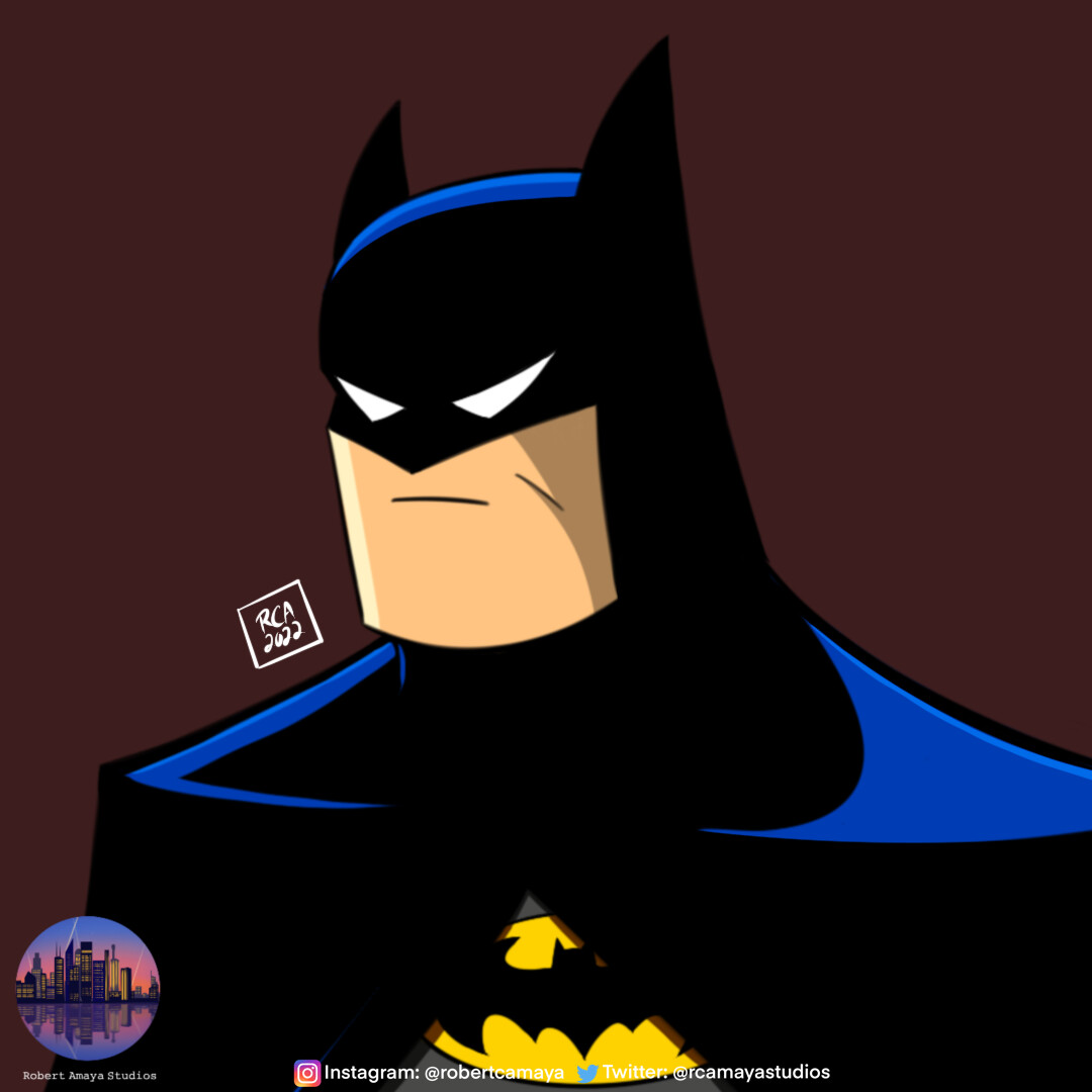 Batman Cartoon Face