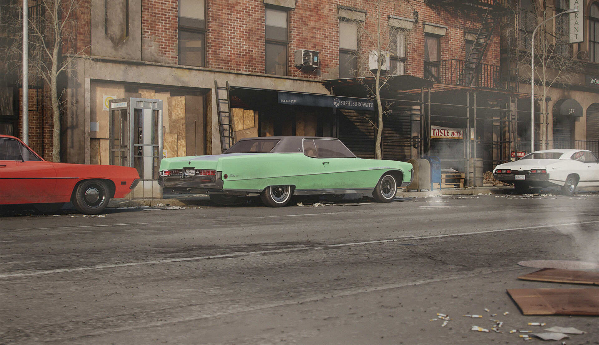 ArtStation - Buick Electra in New York