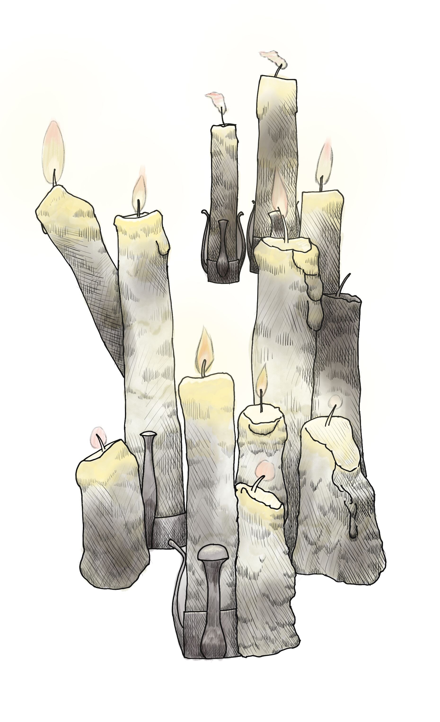 ArtStation - The Pile of Candles