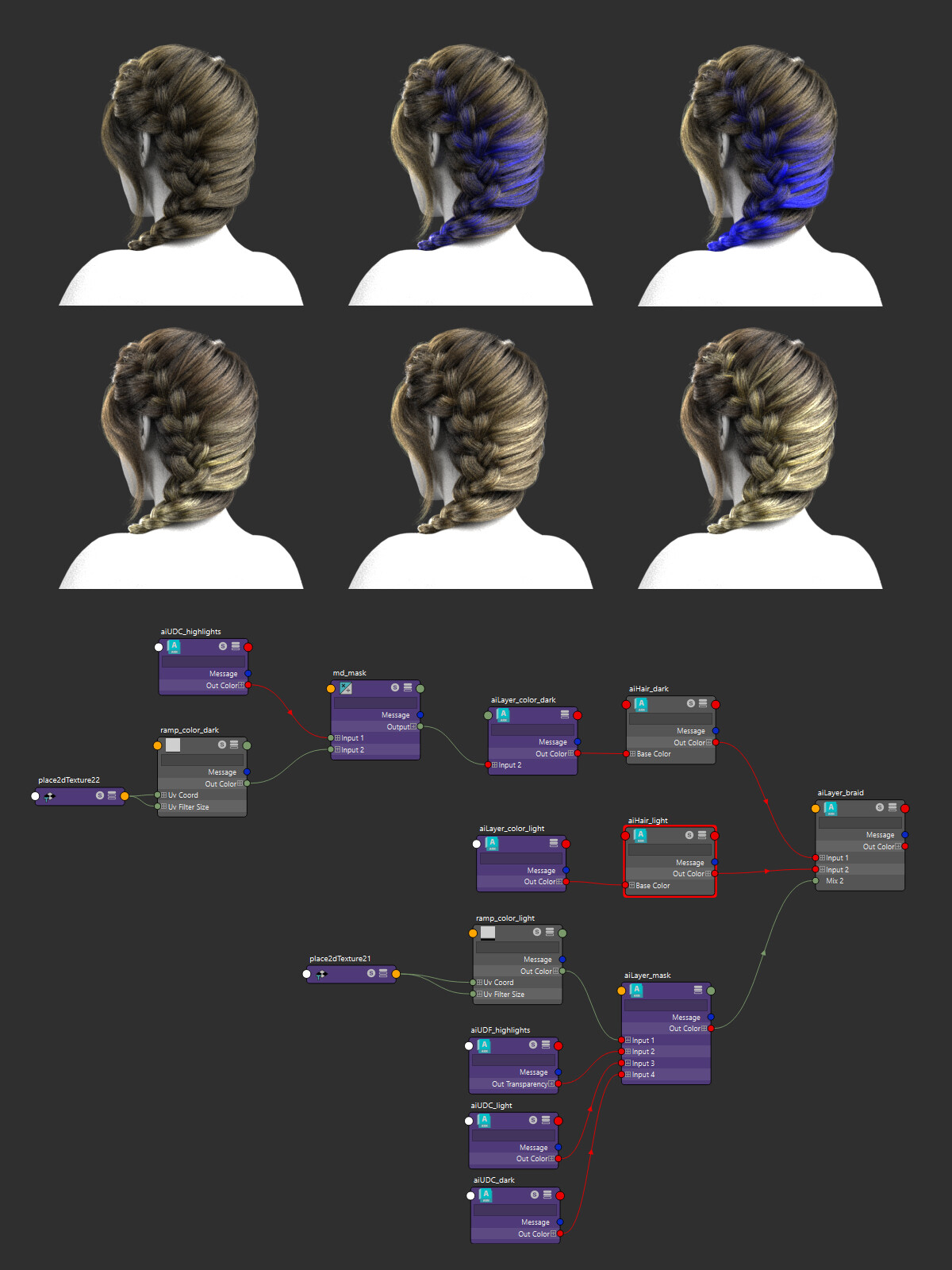 Jason Tsai - Side French Braid - XGen
