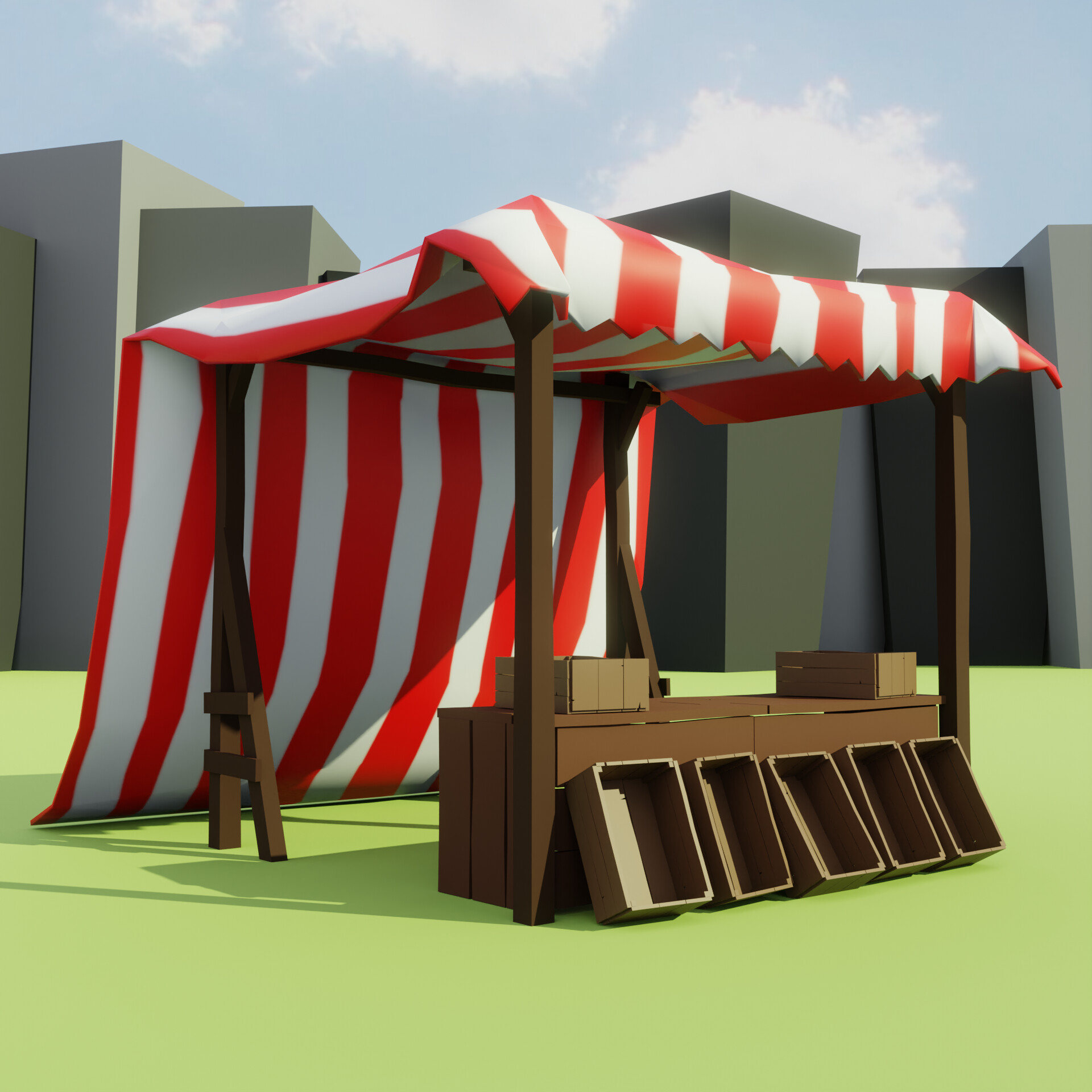 ArtStation - Market Stall