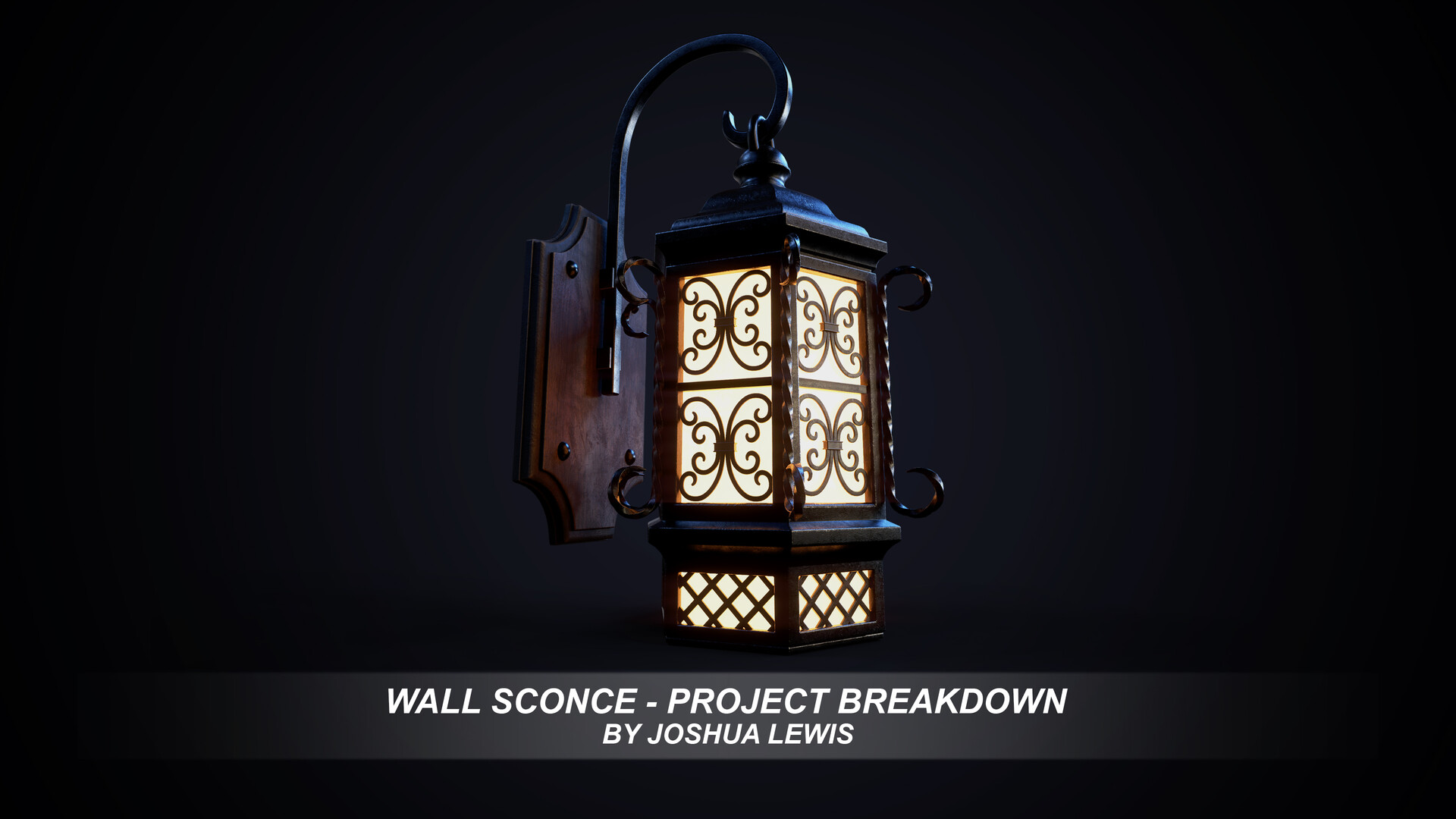 Joshua Lewis - Thief - Inspired Wall Sconce