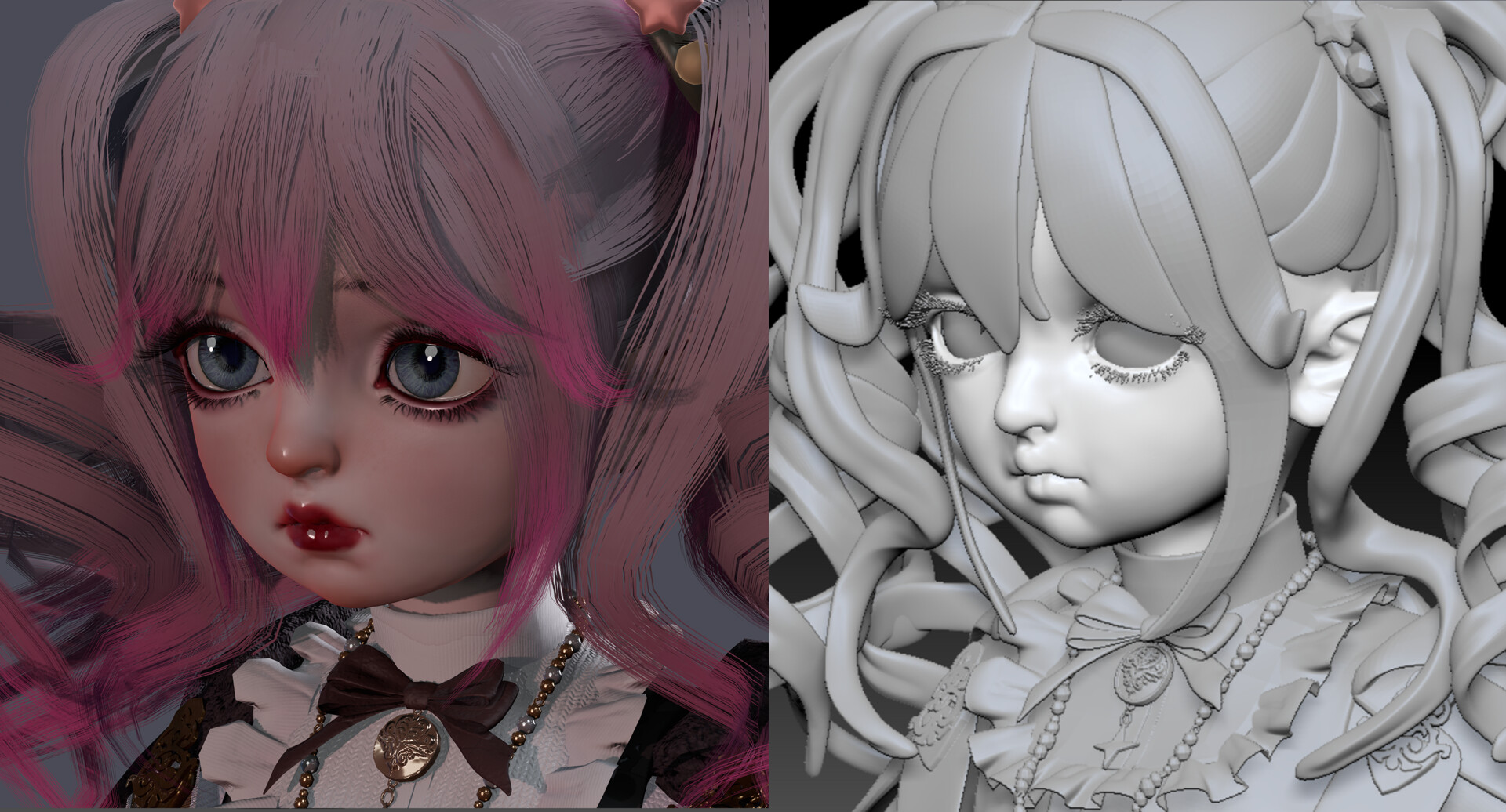 ArtStation - 3D oc萝莉