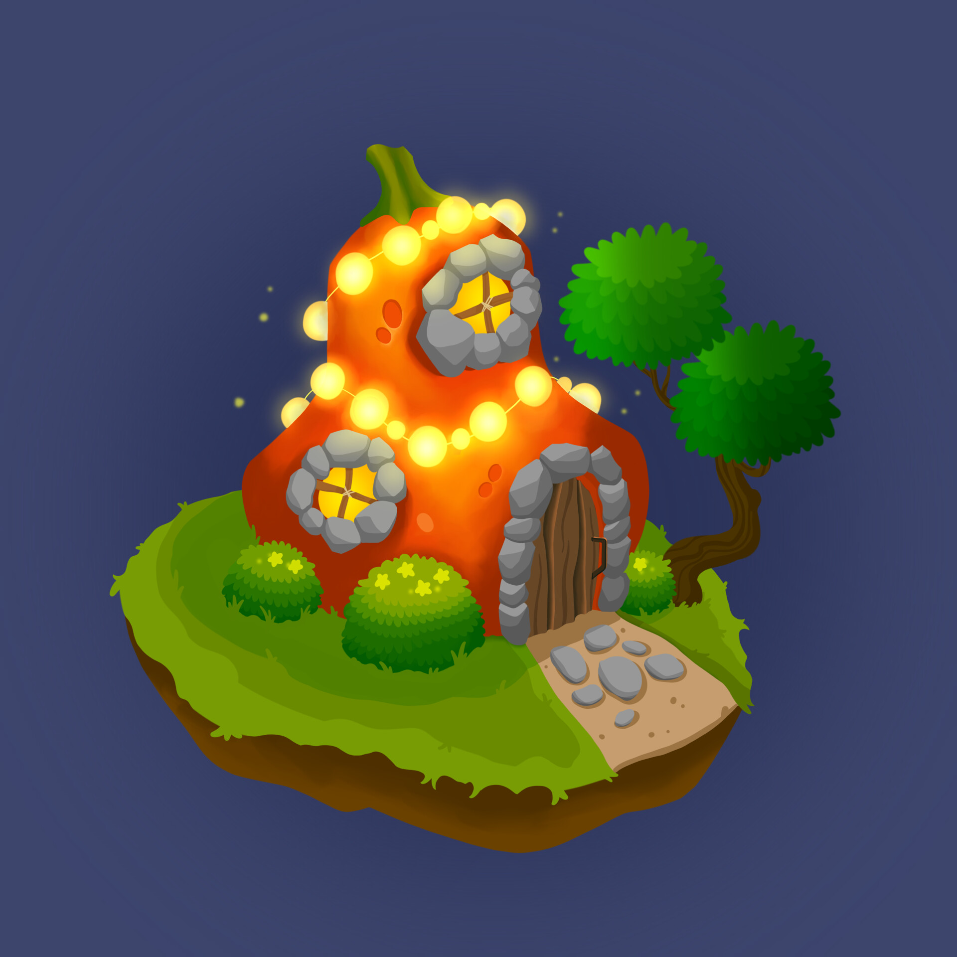 ArtStation - Pumpkin house