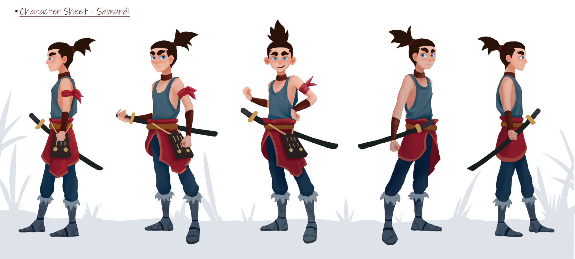 ArtStation - Samurái - Character desing
