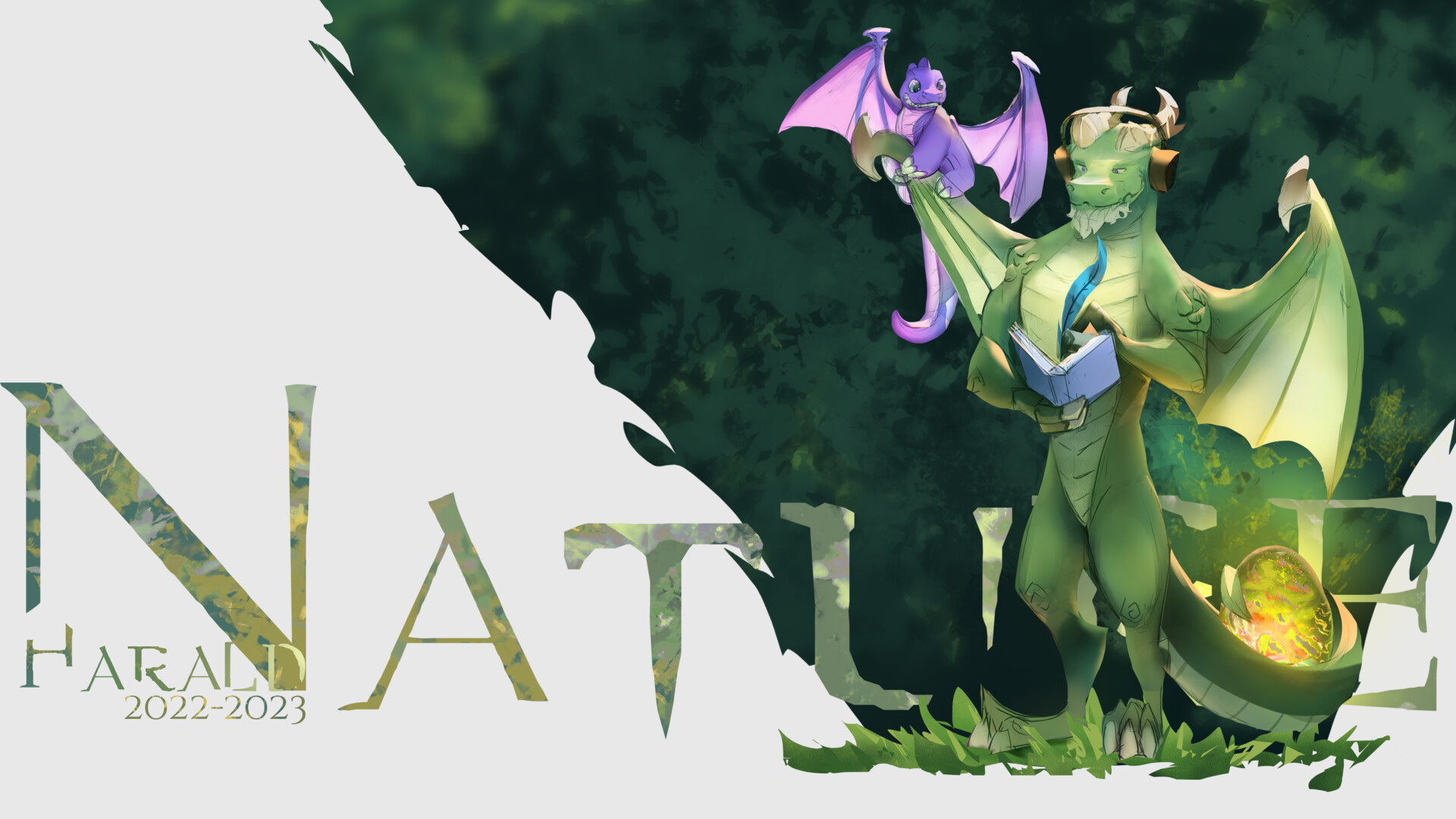 ArtStation - The Green Dragon: Father At Home | Dragon dad (Personal ...