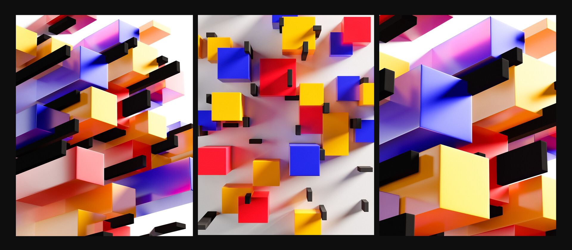 ArtStation - Piet Mondrian in 3D