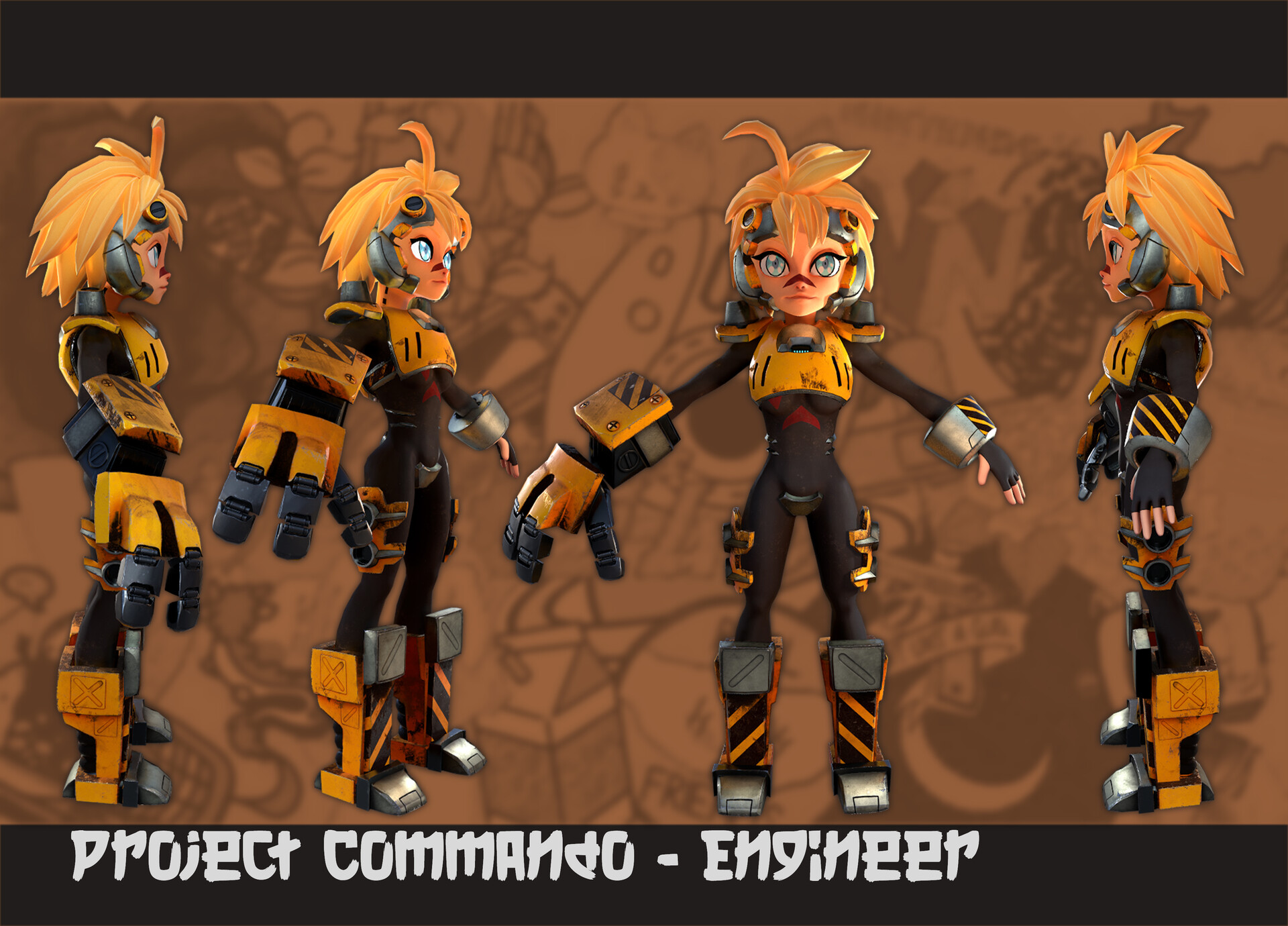 ArtStation - Project Commando - Engineer