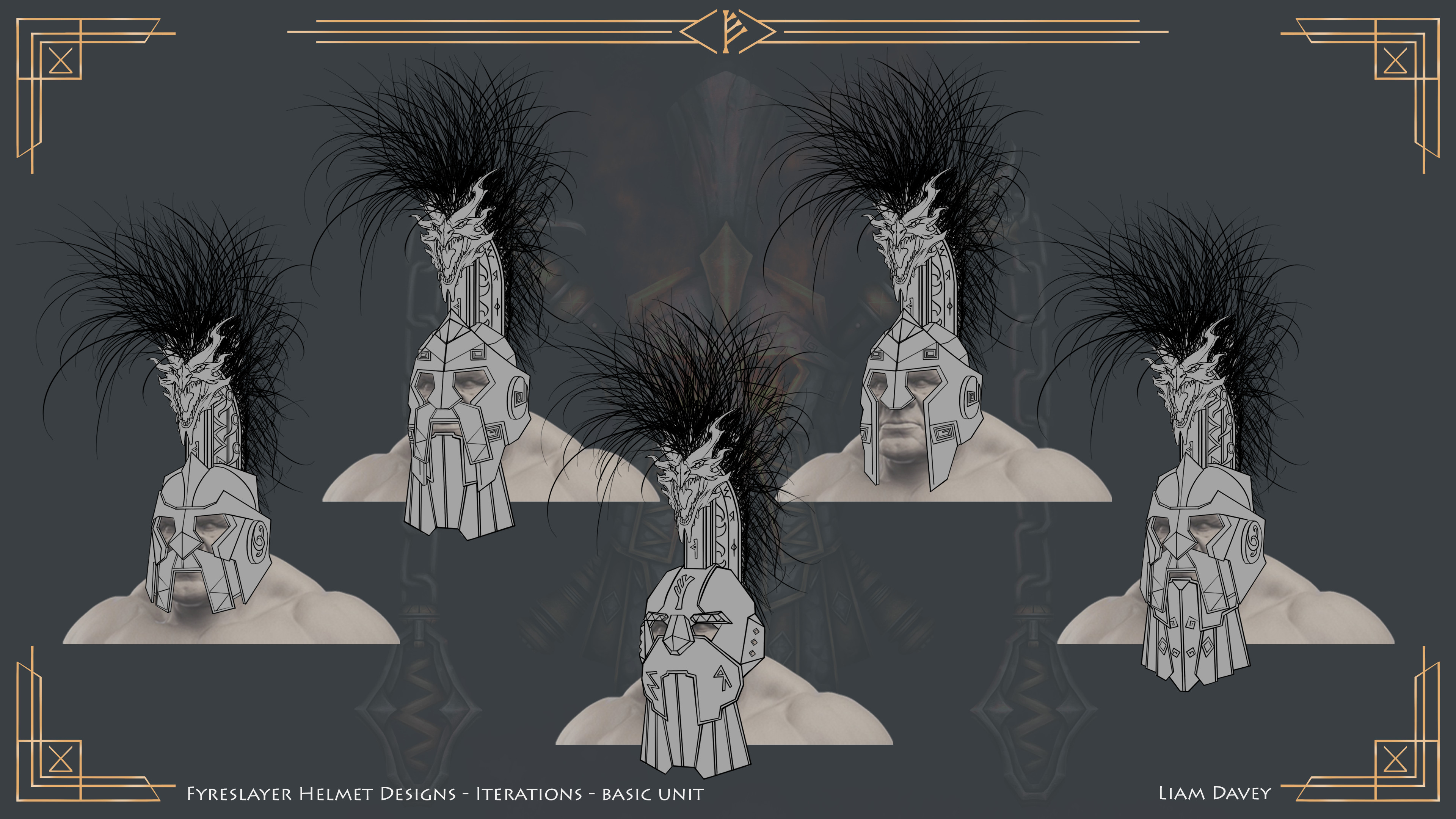 Liam Davey - Fyreslayer Ground Unit - Forge fury Berzerkers