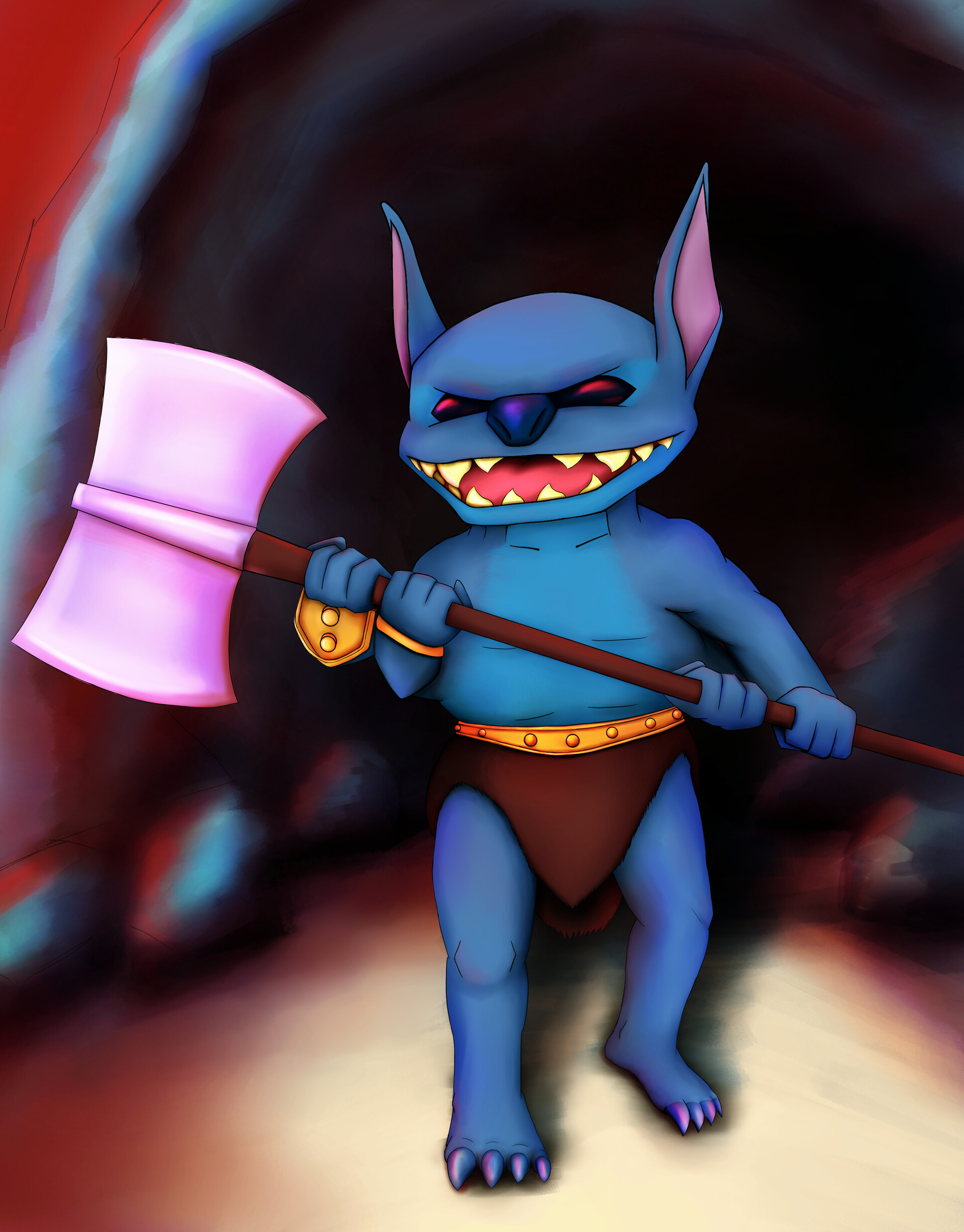 ArtStation - Stitch, the Far Realm Goblin