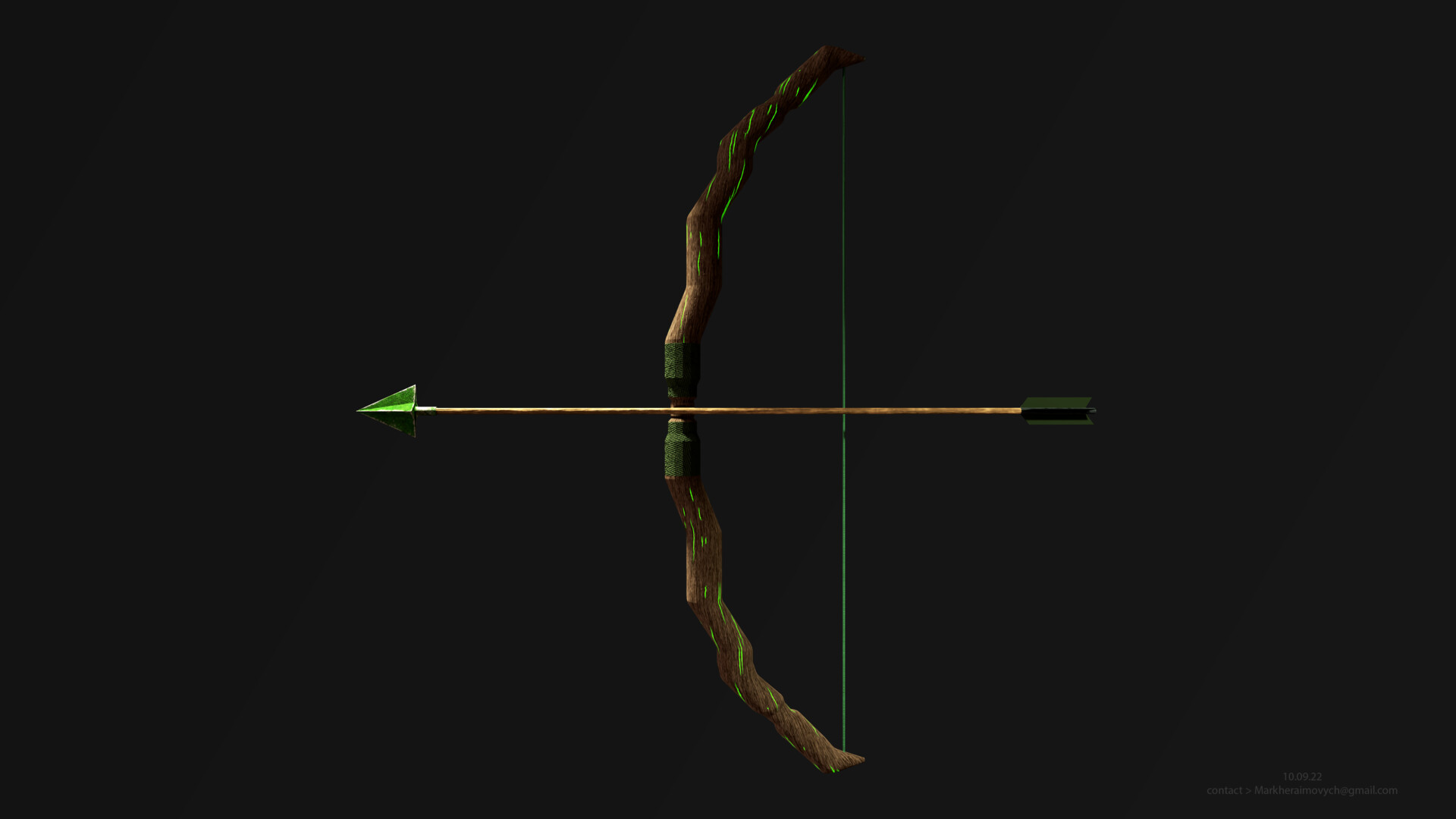 ArtStation - Elven Magical Bow