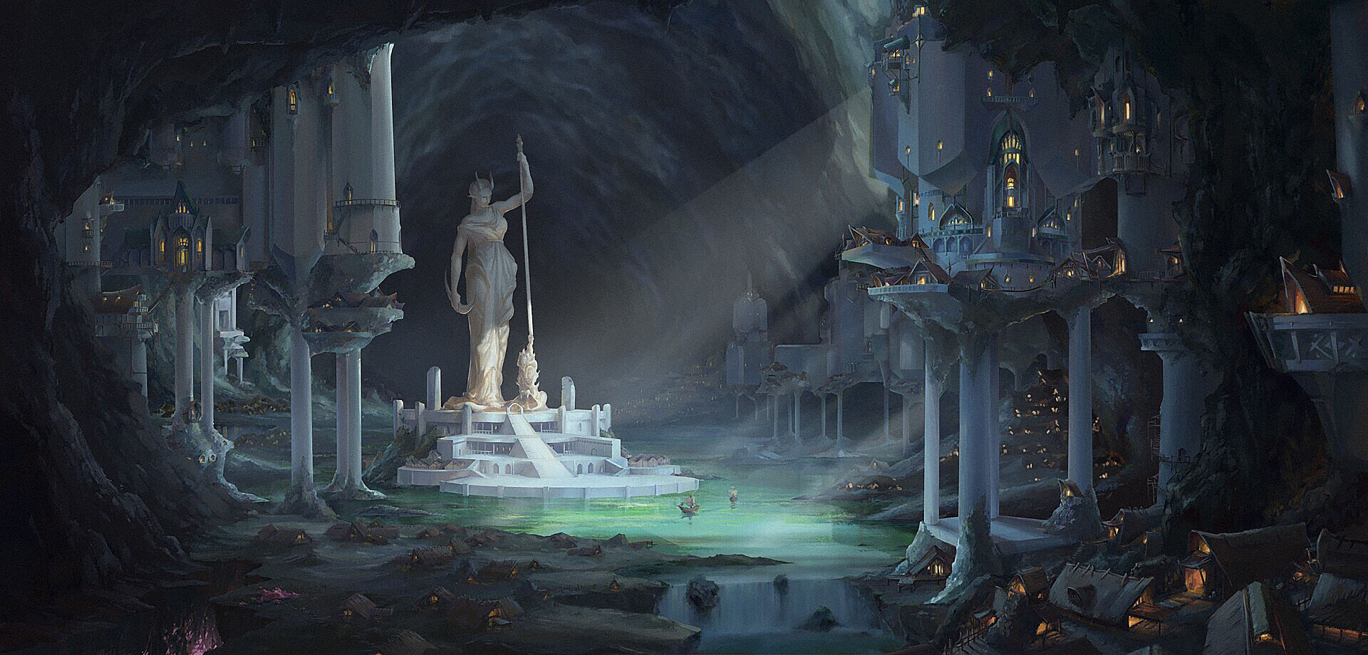 ArtStation - The Hidden City (fantacy themed)