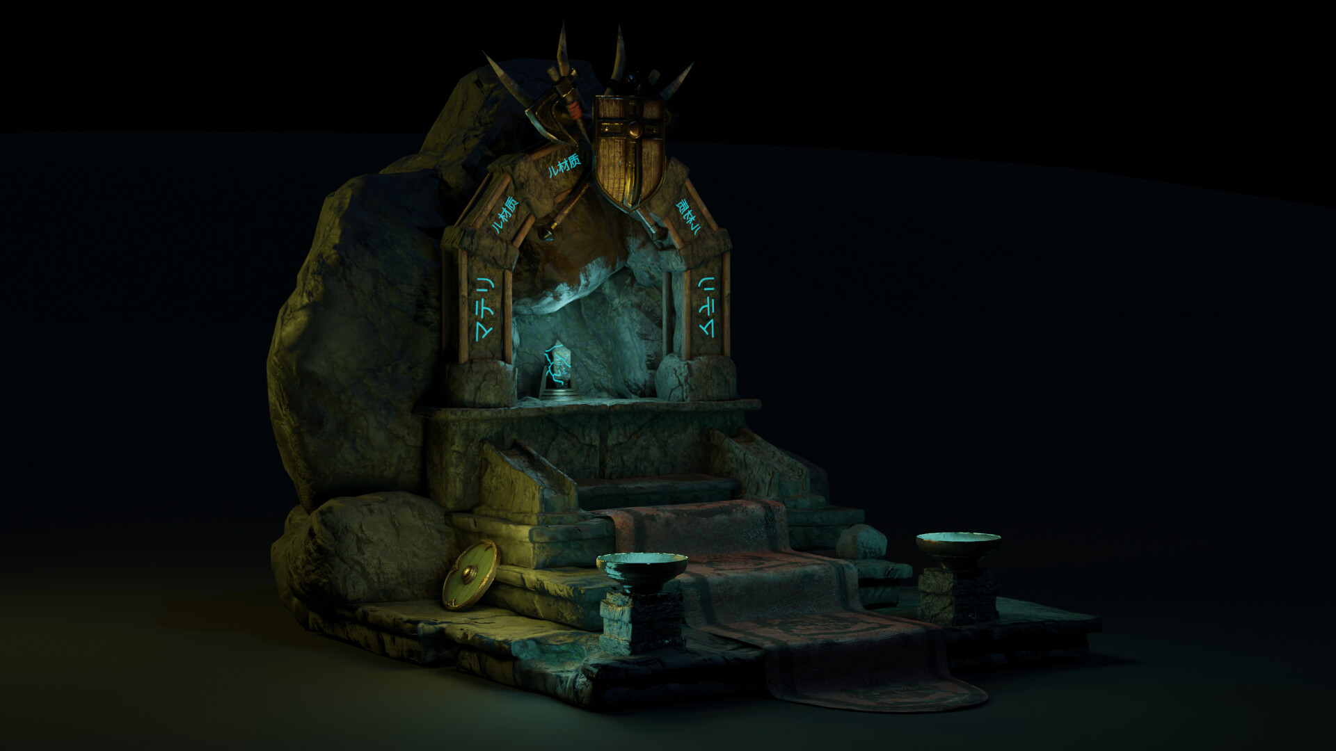 ArtStation - A sanctuary in medieval style