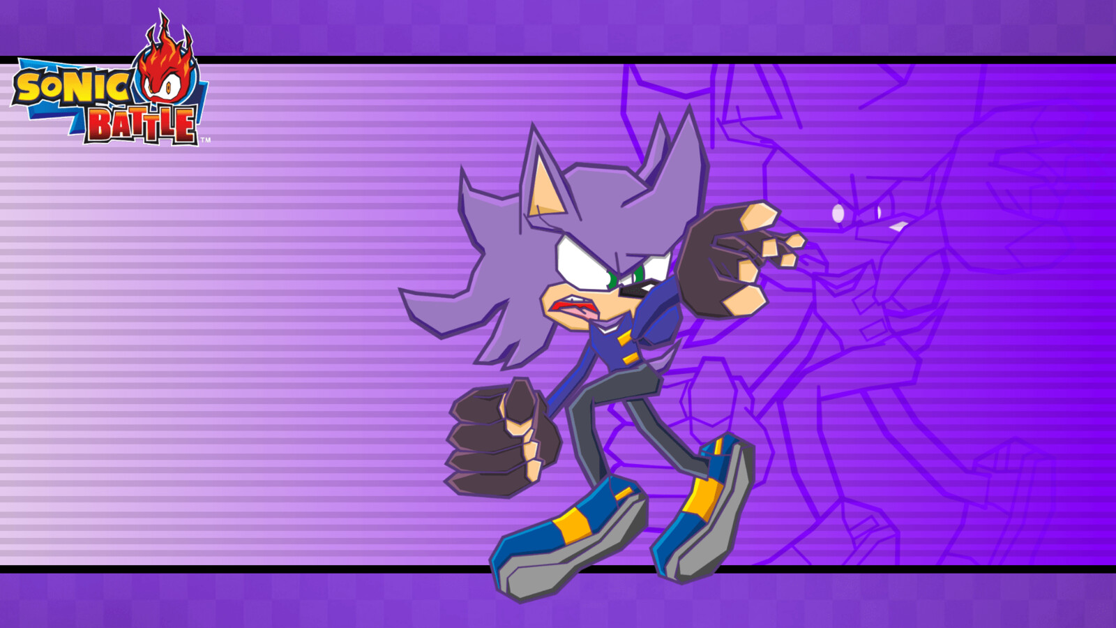 Multicolor The Hedgehog - Sonic Battle Custom