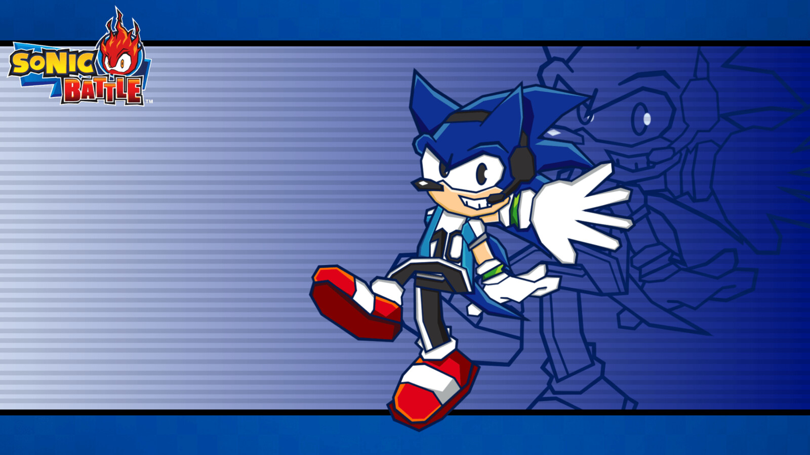 Multicolor The Hedgehog - Sonic Battle Custom