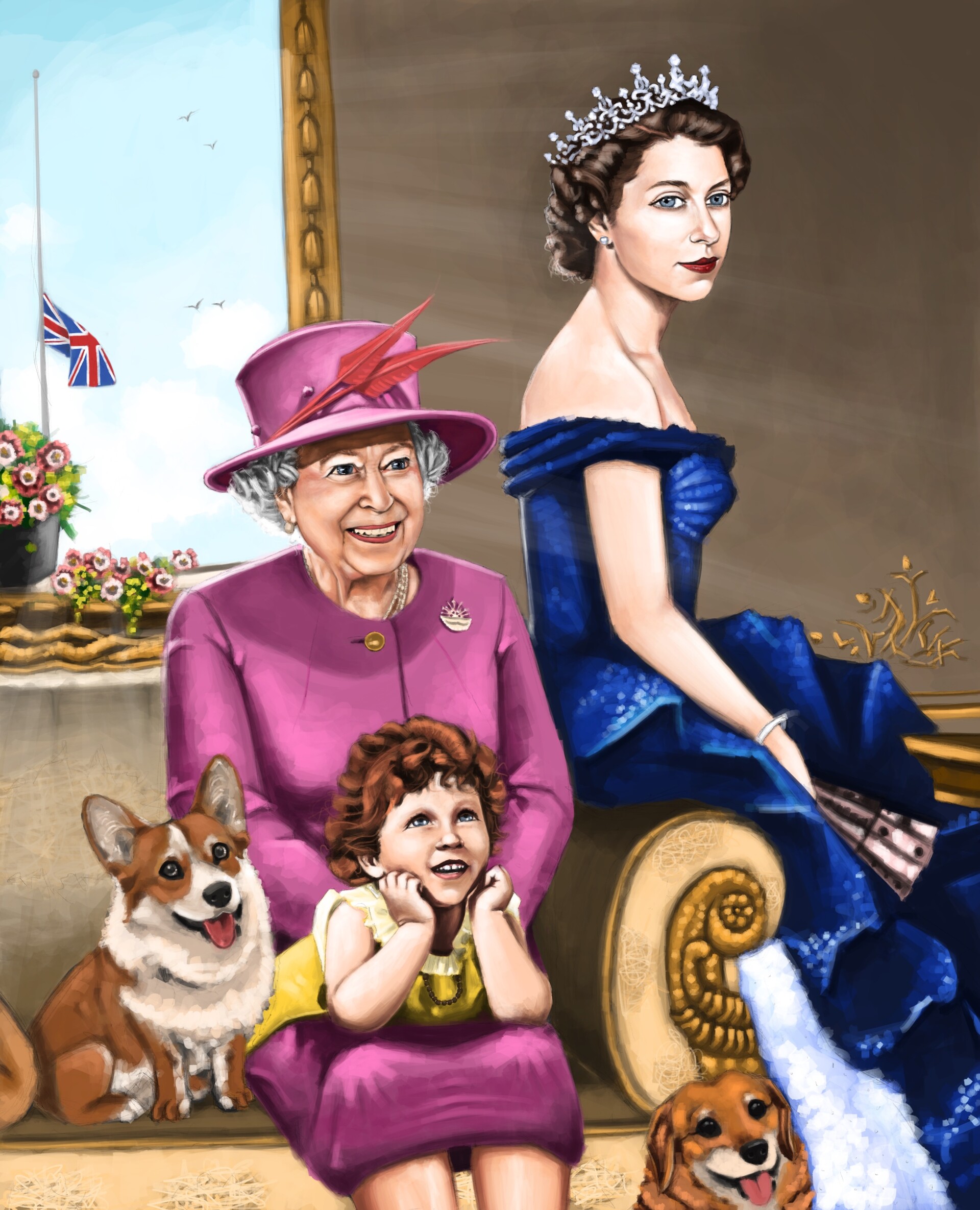 ArtStation - A moment with the queen 👸🏻