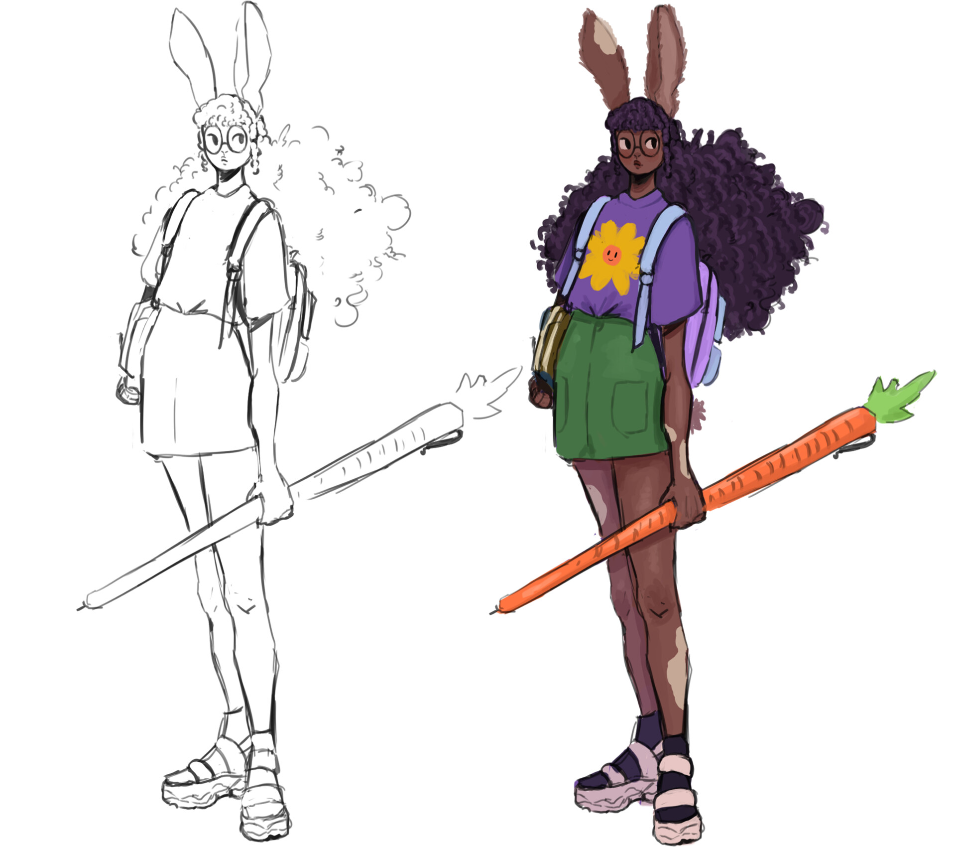 ArtStation - School assignment, theme: anthropomorphism