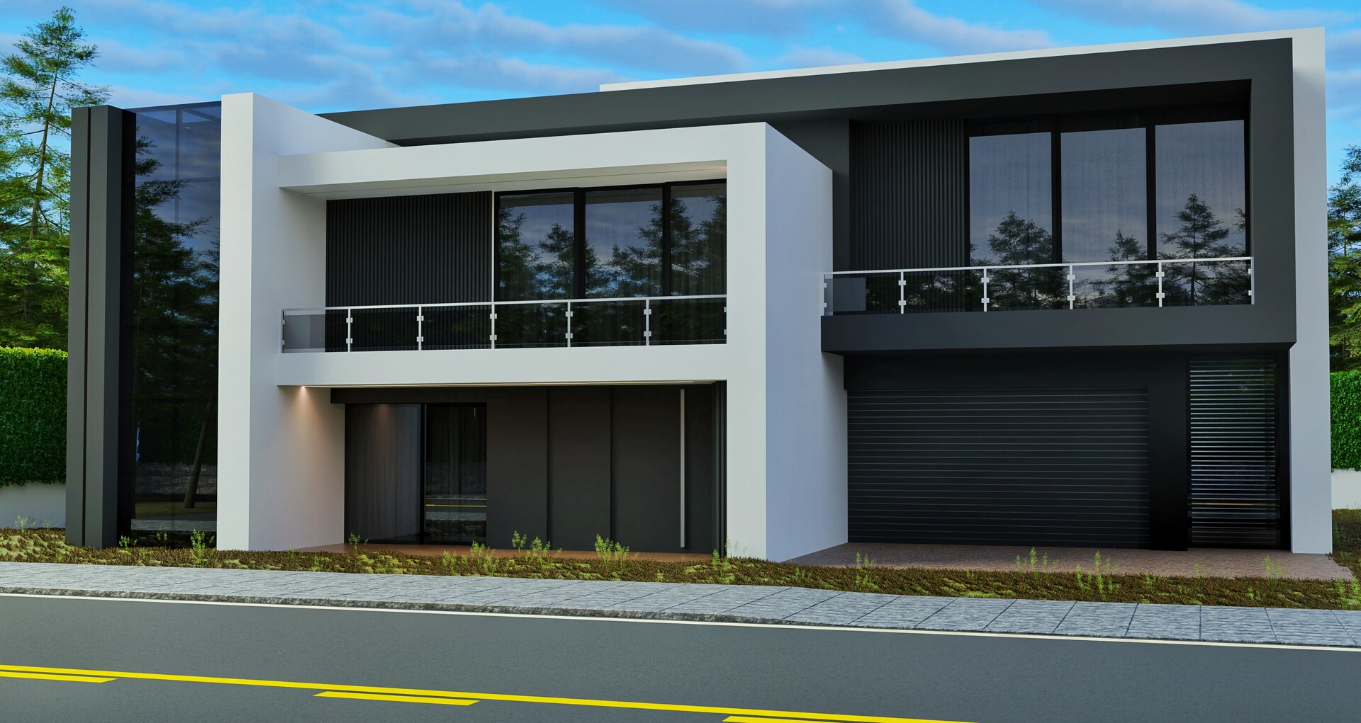 ArtStation - Modern house concept