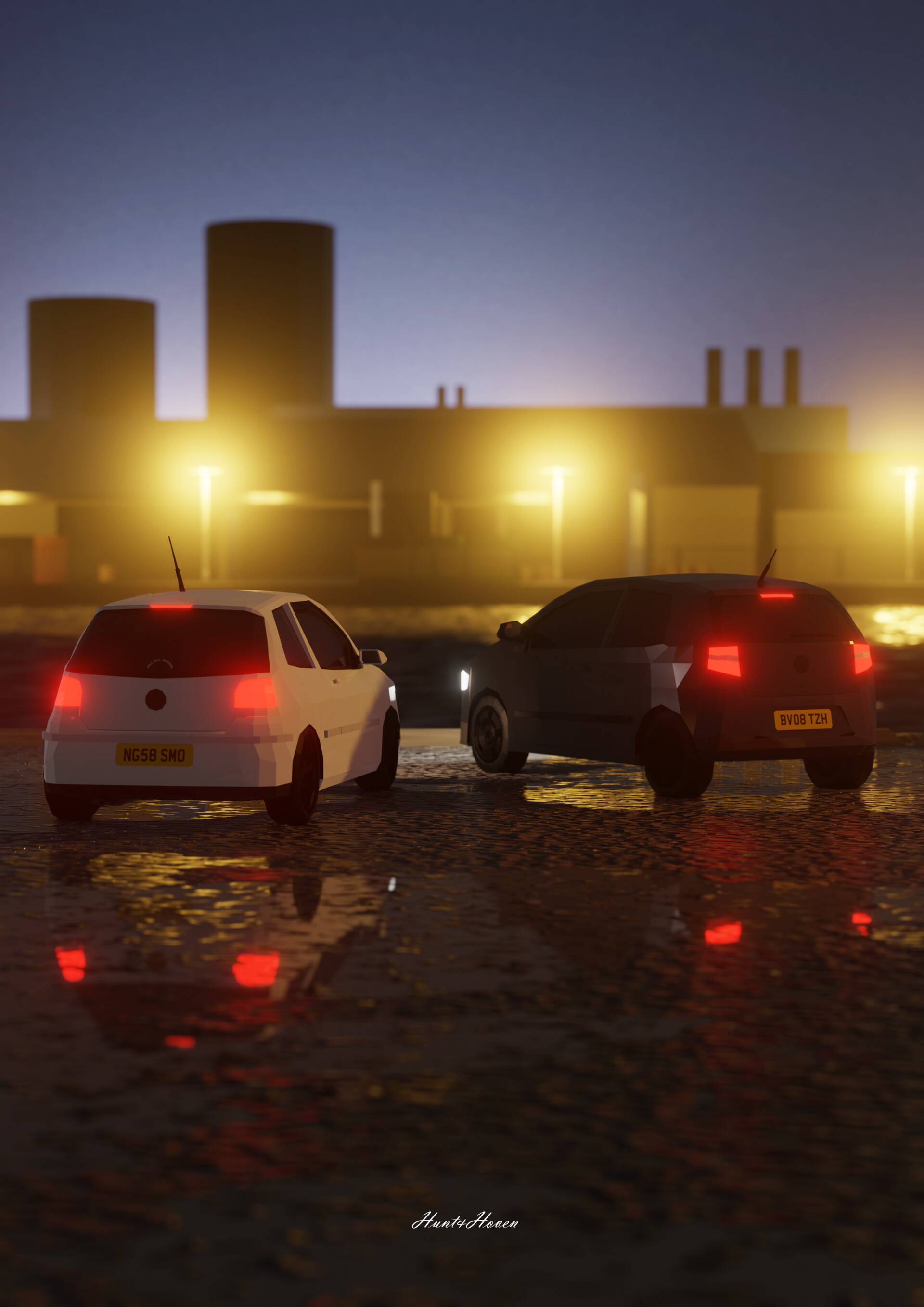 ArtStation - Low Poly Cars