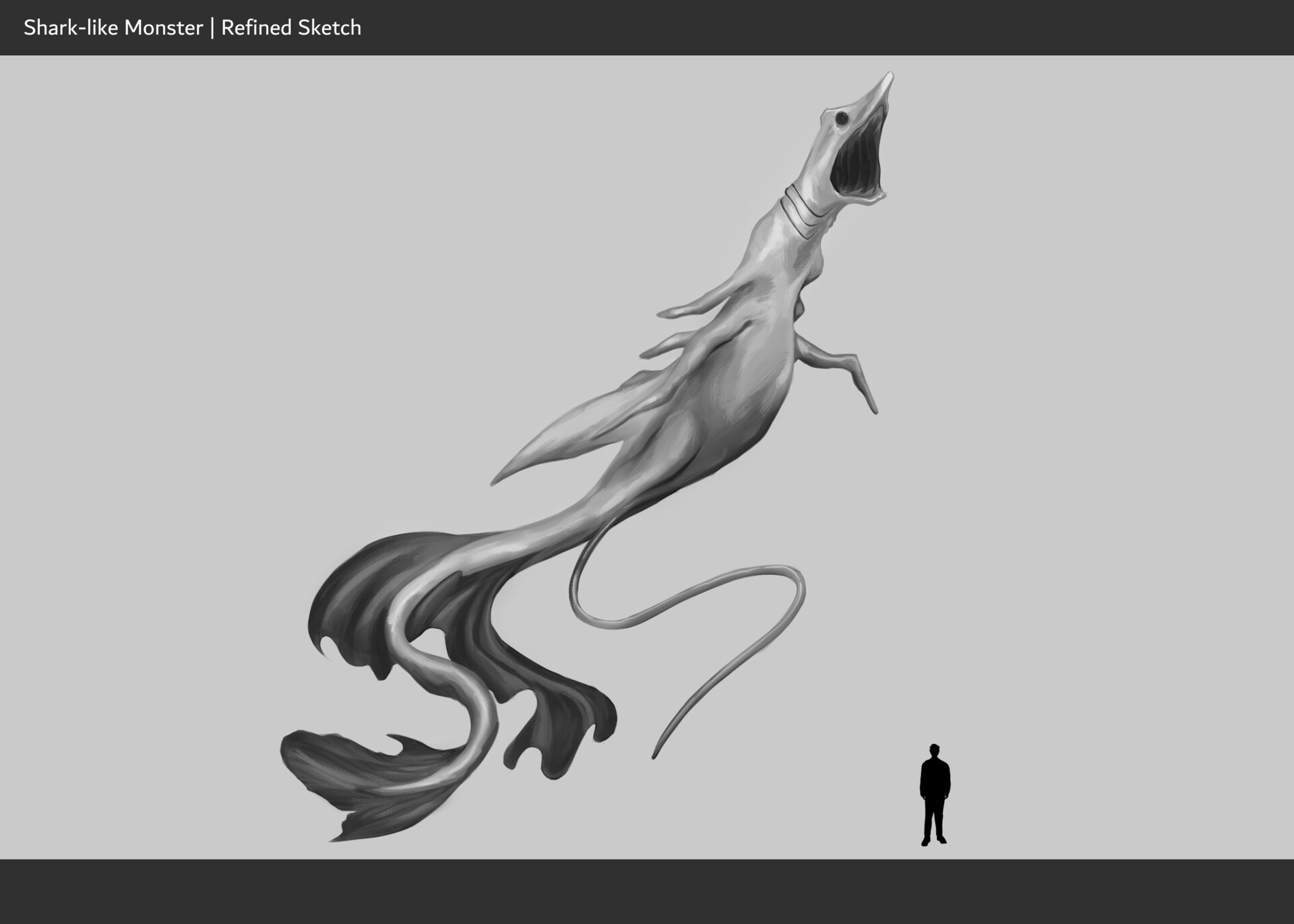 Monster Shark Art